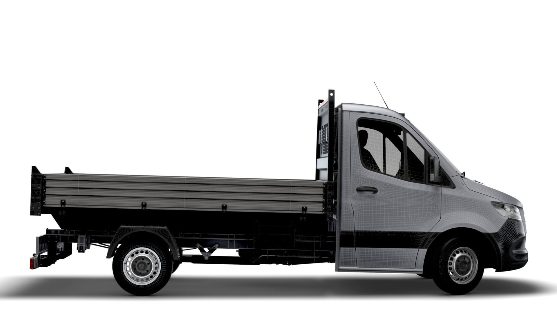 Mercedes Benz Sprinter Dropside 2023 - 3D Model by Creator 3D