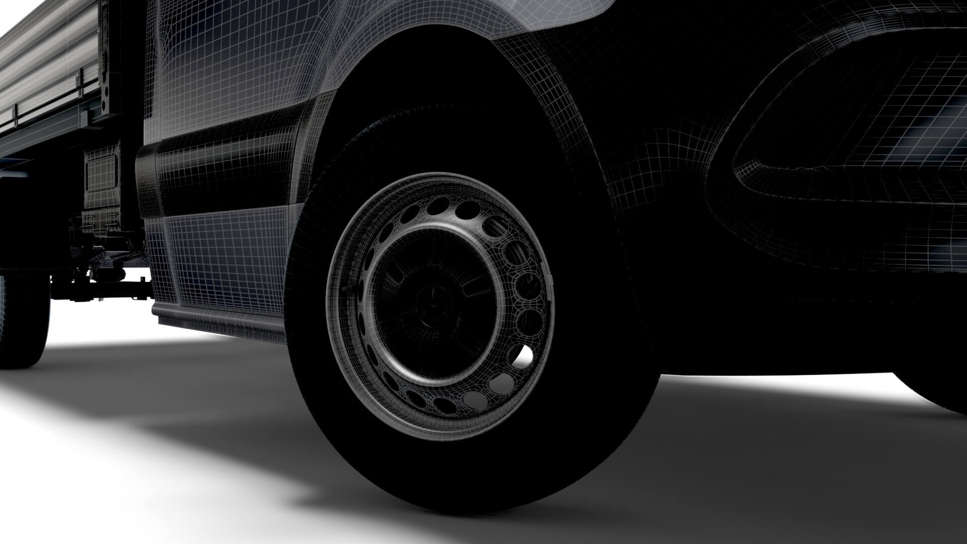 Mercedes Benz Sprinter Dropside 2023 - 3D Model by Creator 3D