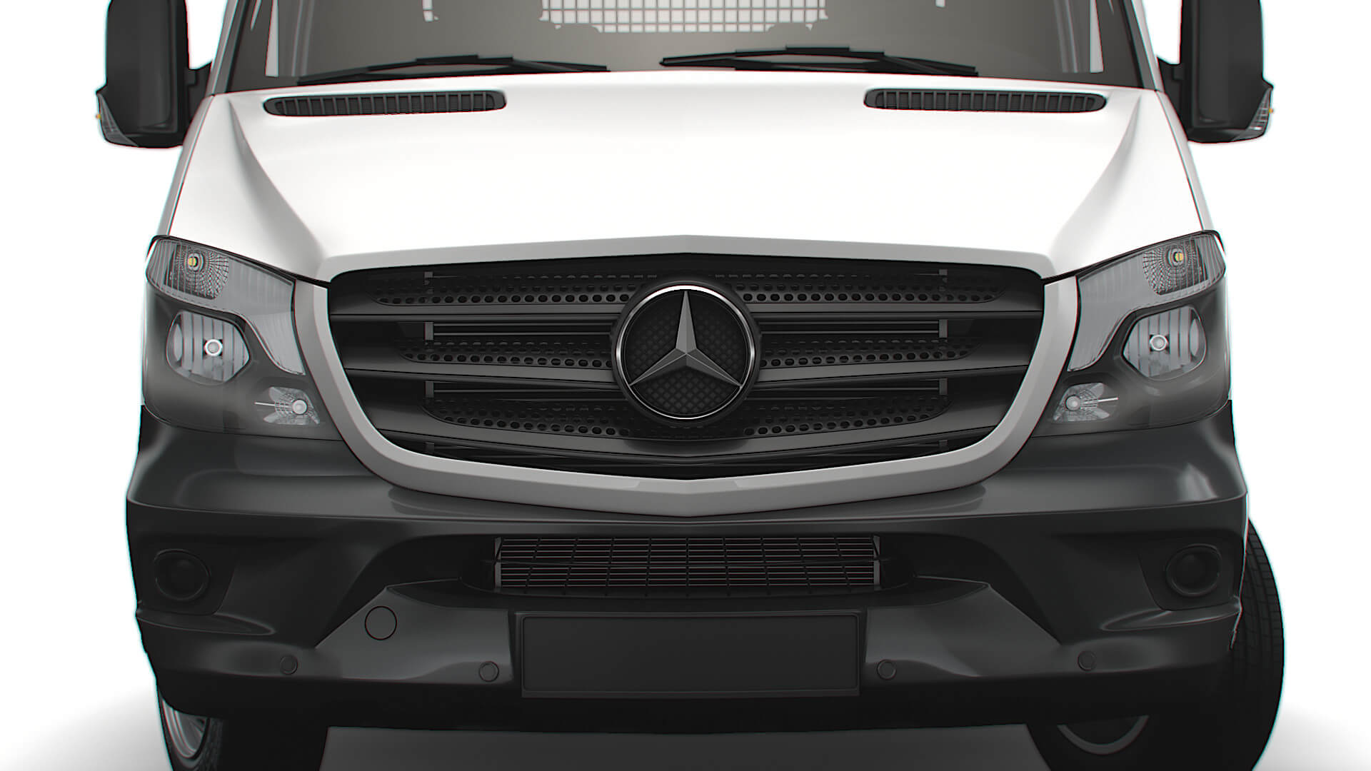 Mercedes Benz Sprinter Dropside Tail Lift 2018 - 3D Model by Creator 3D