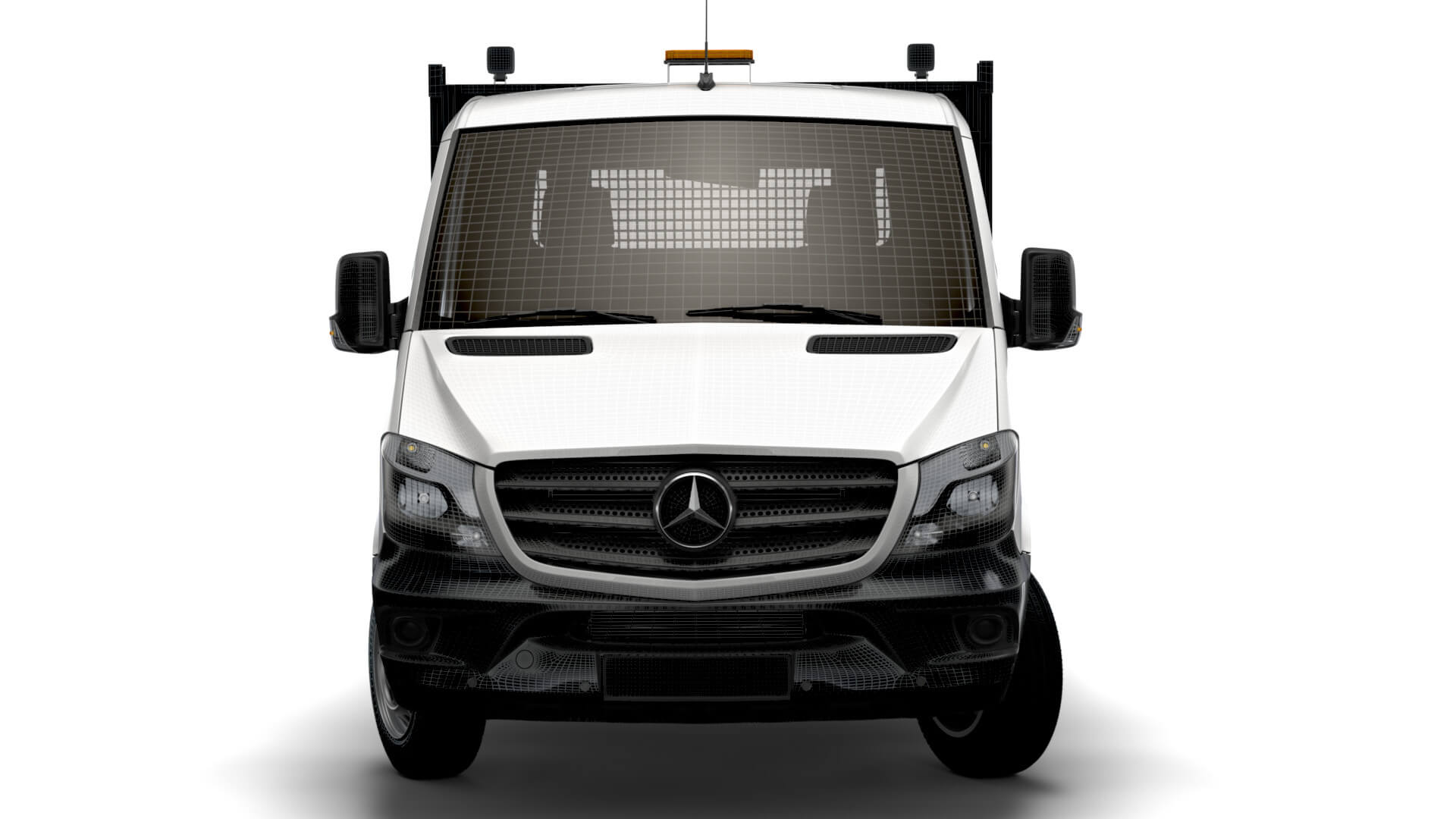 Mercedes Benz Sprinter Dropside Tail Lift 2018 - 3D Model by Creator 3D