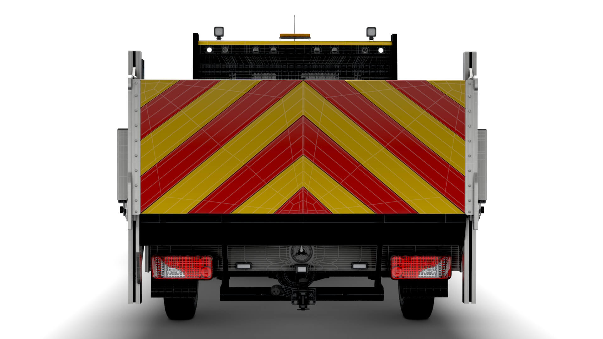Mercedes Benz Sprinter Dropside Tail Lift 2018 - 3D Model by Creator 3D