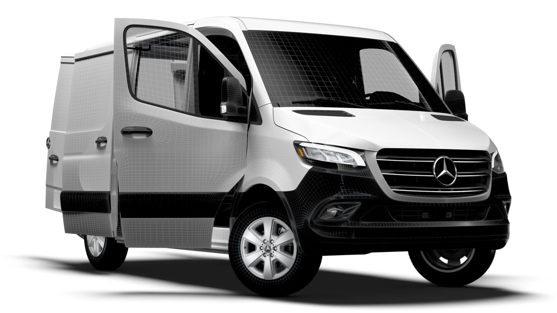 Mercedes Benz Sprinter L1H1 FWD HQ Interior 2025 - 3D Model by Creator 3D