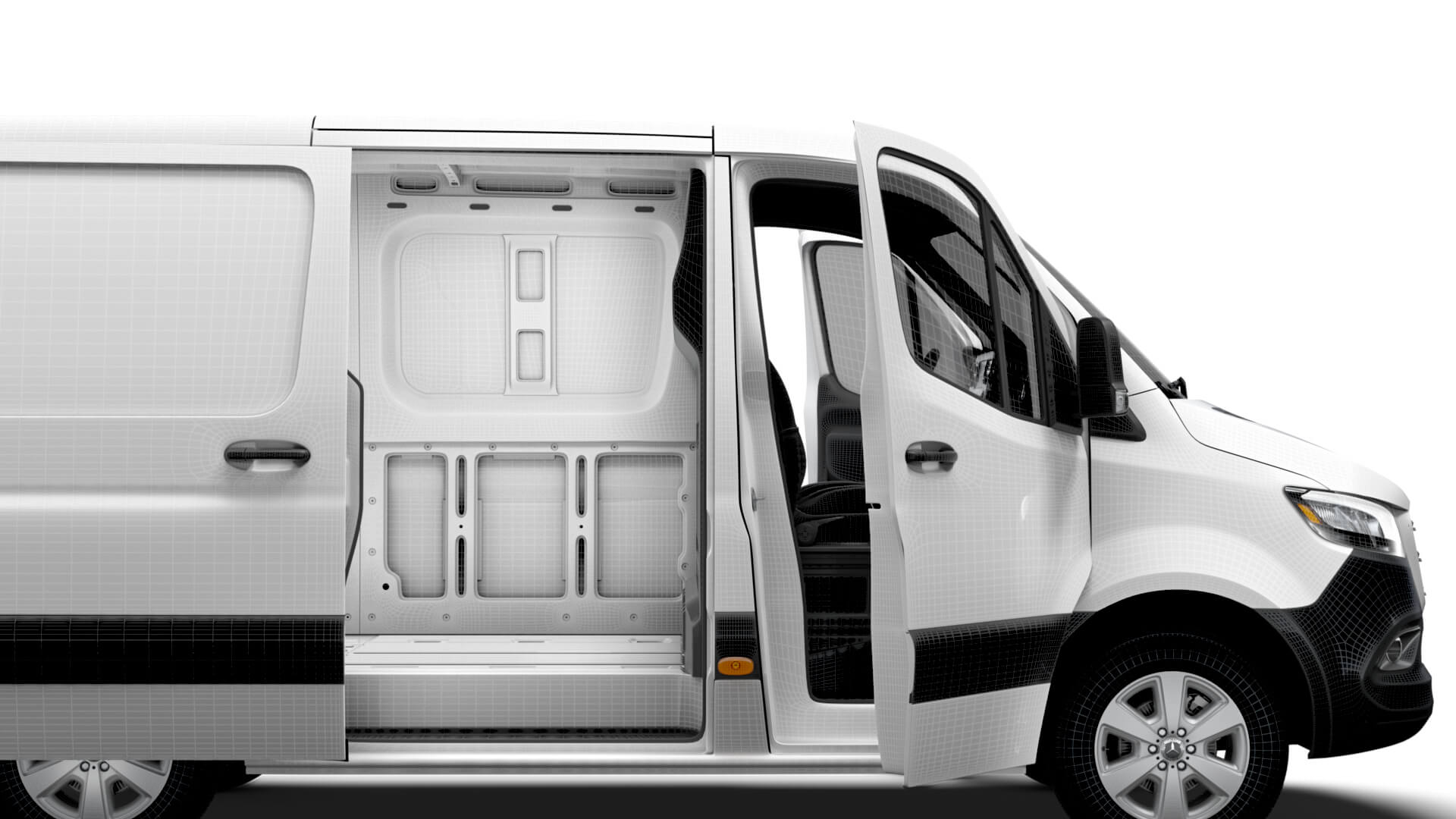 Mercedes Benz Sprinter L1H1 FWD HQ Interior 2025 - 3D Model by Creator 3D