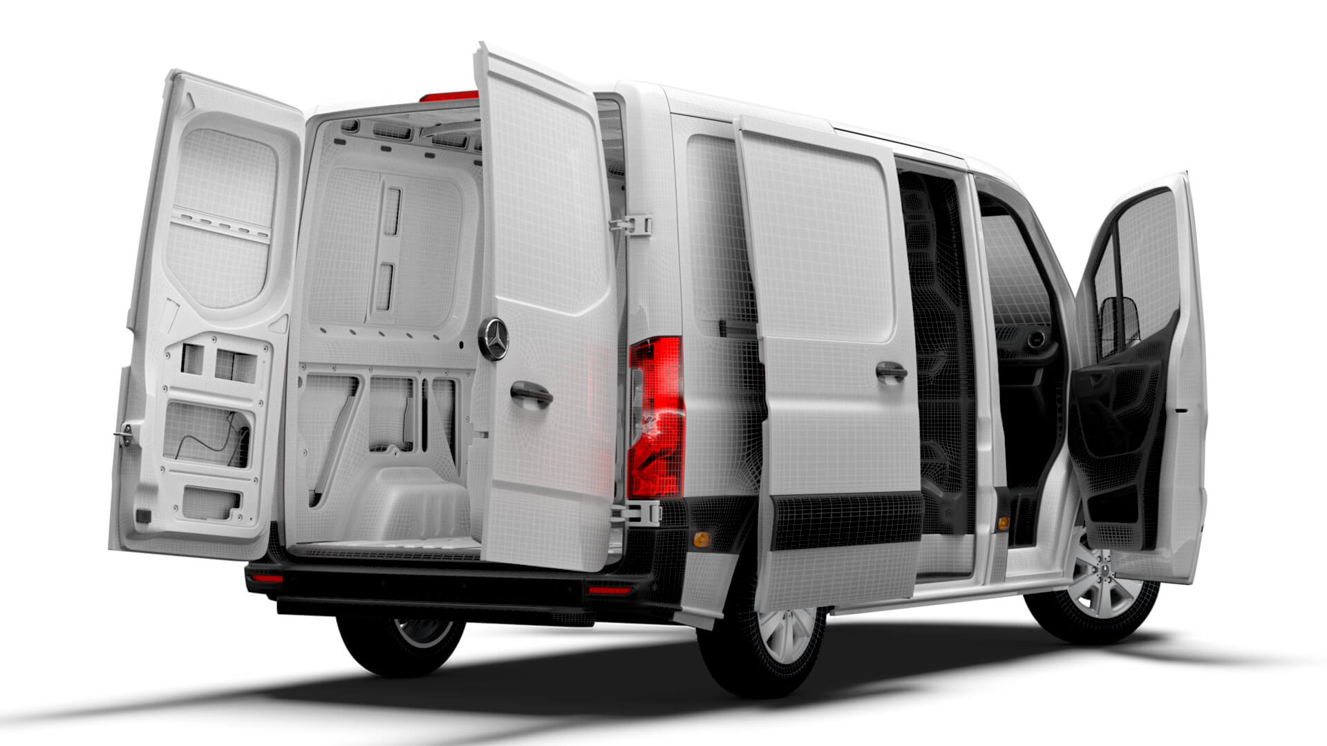 Mercedes Benz Sprinter L1H1 FWD HQ Interior 2025 - 3D Model by Creator 3D