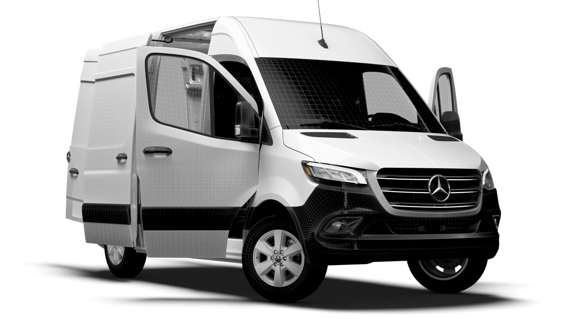 Mercedes Benz Sprinter L1H2 FWD HQ Interior 2025 - 3D Model by Creator 3D