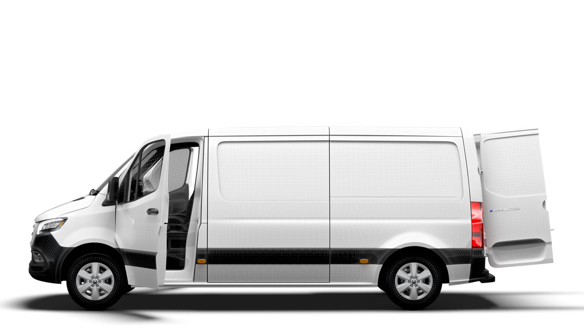 Mercedes Benz Sprinter L2H1 FWD HQ Interior 2025 - 3D Model by Creator 3D