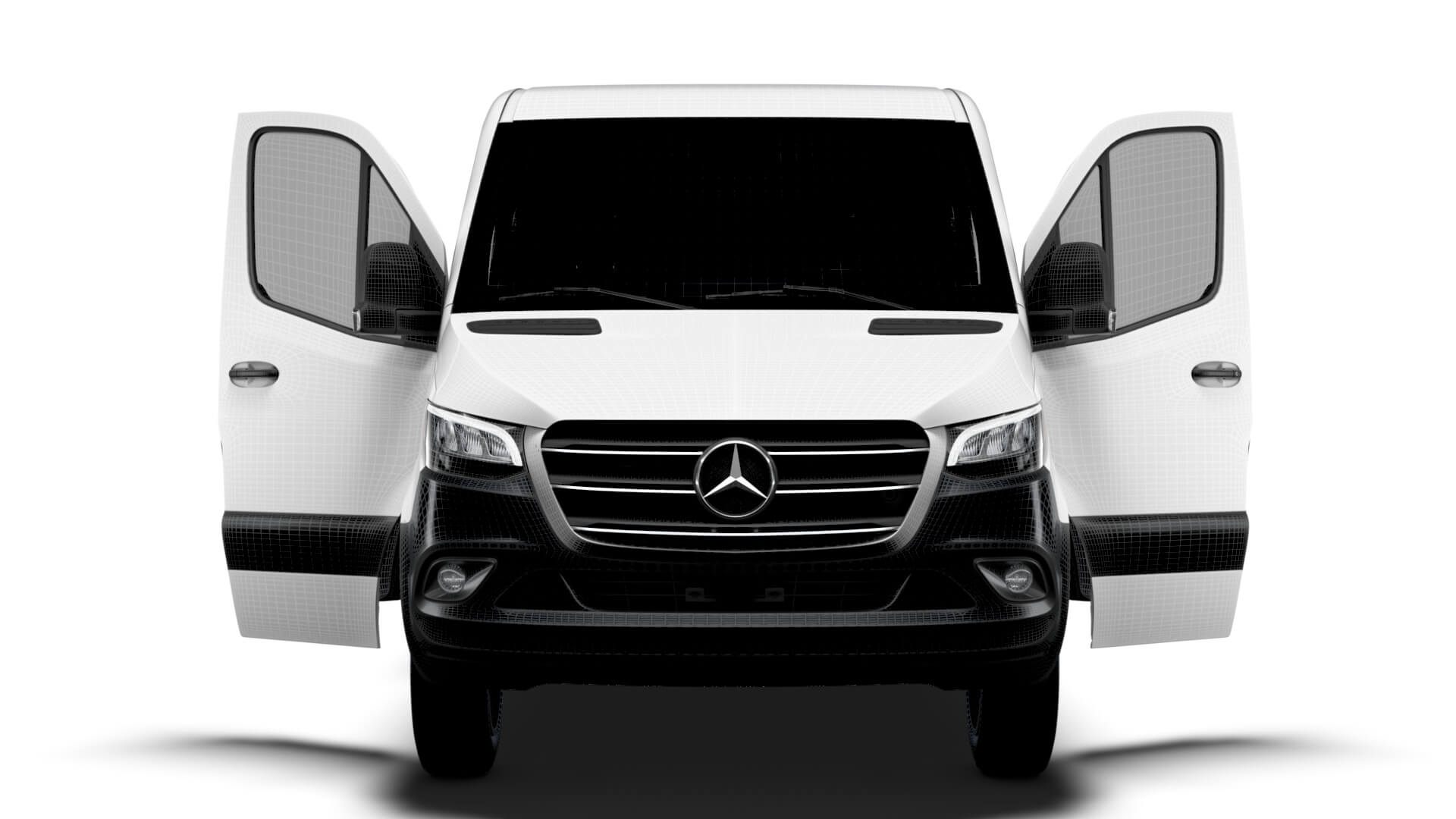 Mercedes Benz Sprinter L2H1 FWD HQ Interior 2025 - 3D Model by Creator 3D