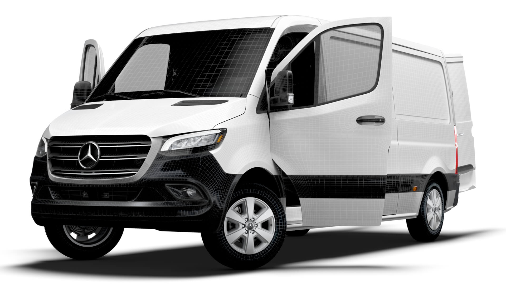 Mercedes Benz Sprinter L2H1 FWD HQ Interior 2025 - 3D Model by Creator 3D