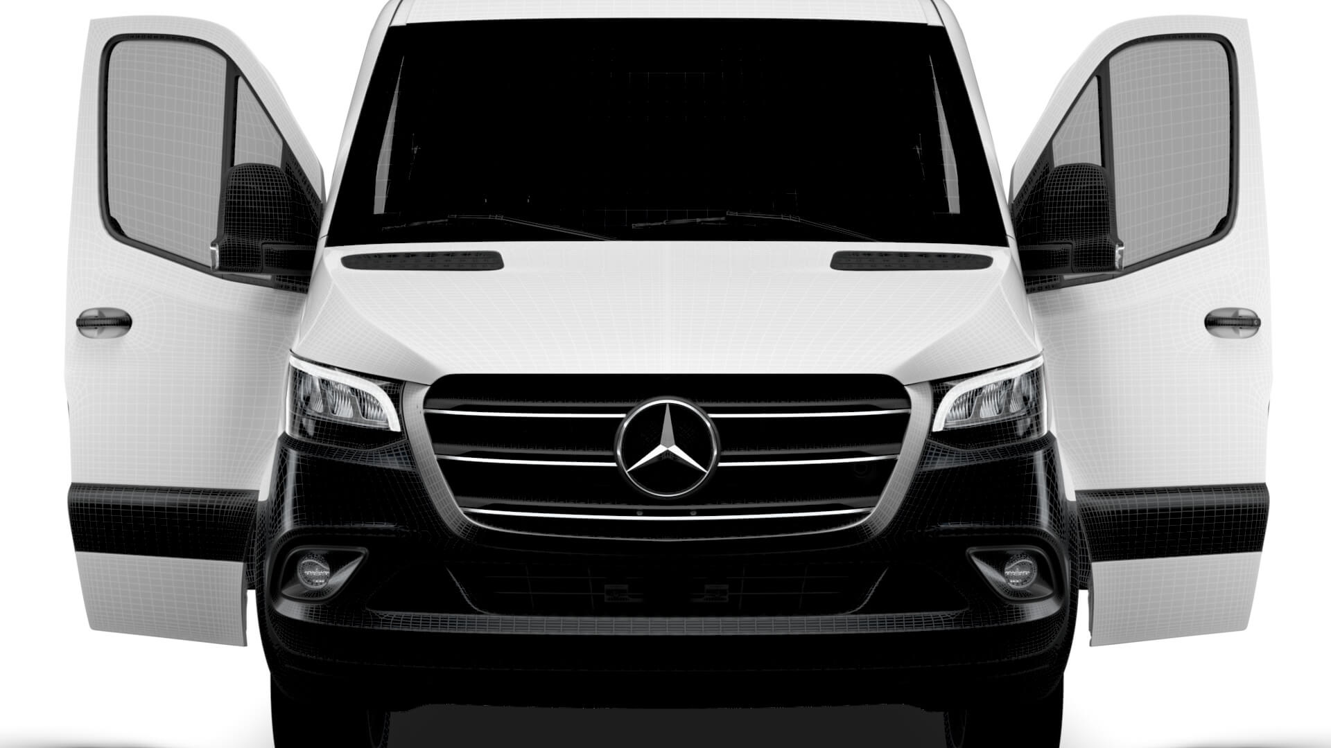 Mercedes Benz Sprinter L2H1 RWD HQ Interior 2025 - 3D Model by Creator 3D