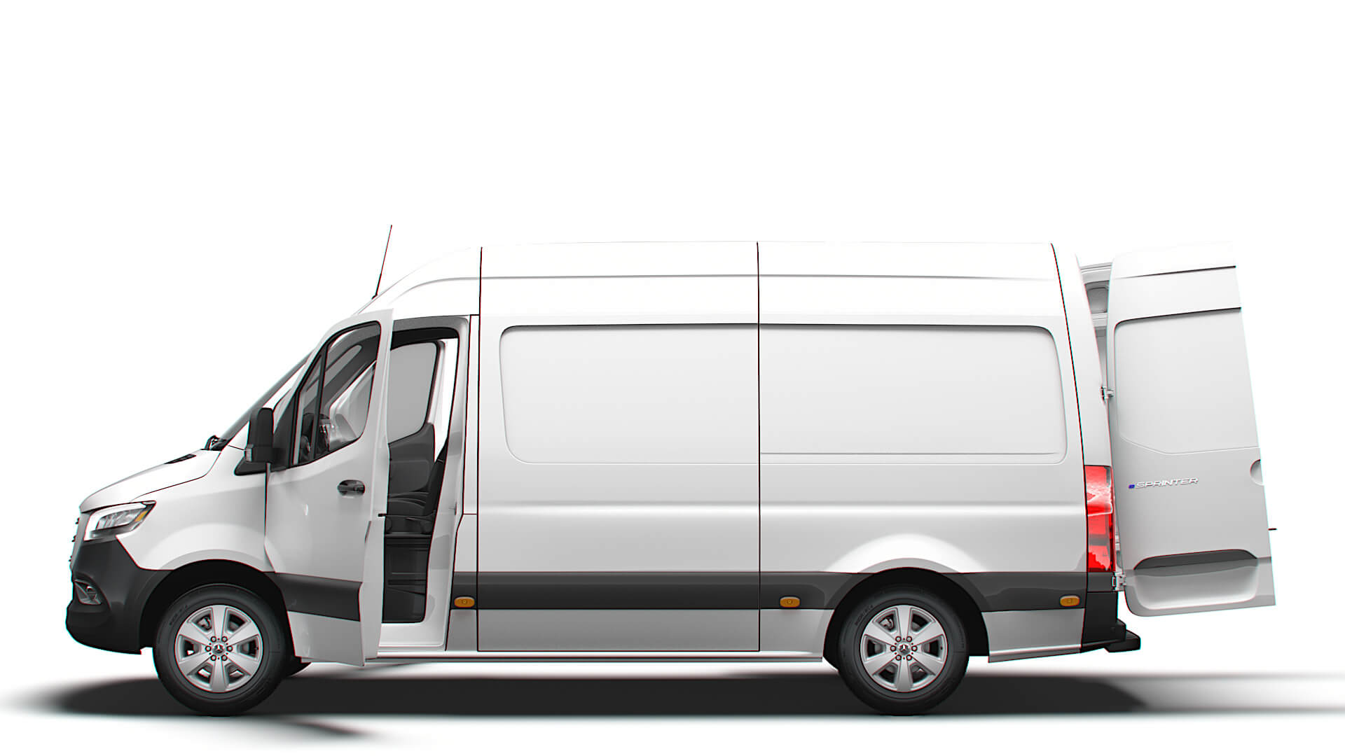 Mercedes Benz Sprinter L2H2 RWD HQ Interior 2025 - 3D Model by Creator 3D