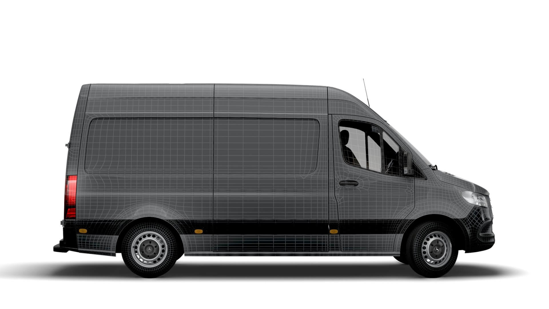 Mercedes Benz Sprinter L2H2 UK-spec 2020 3D Model by Creator 3D