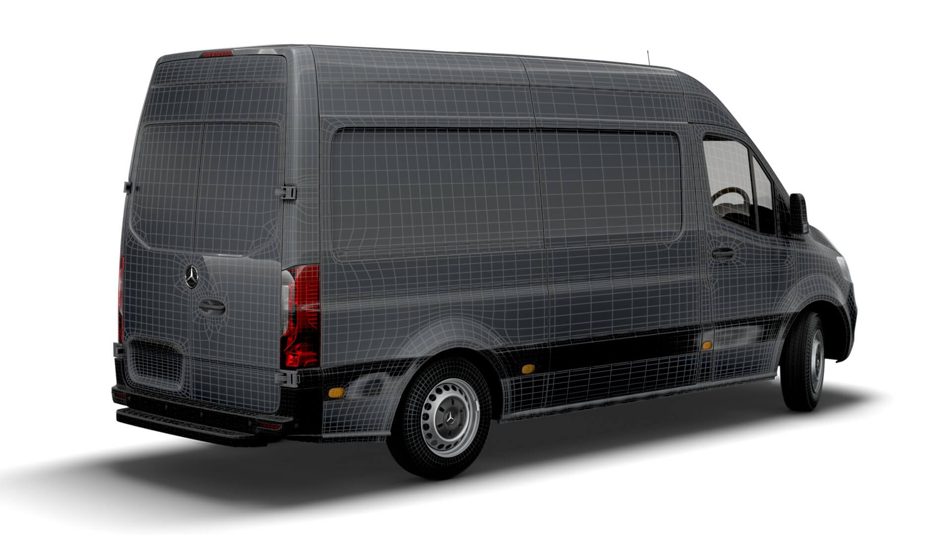 Mercedes Benz Sprinter L2H2 UK-spec 2020 3D Model by Creator 3D