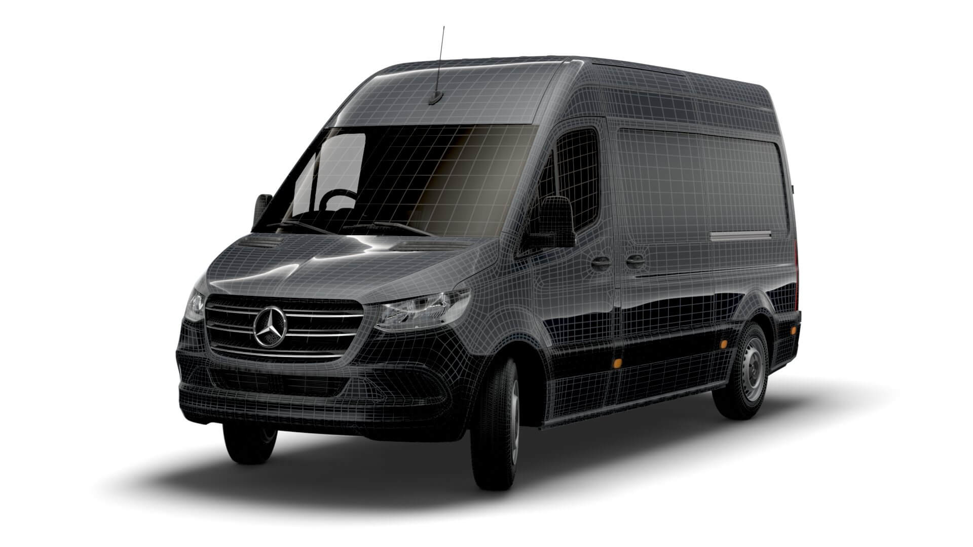Mercedes Benz Sprinter L2H2 UK-spec 2020 3D Model by Creator 3D
