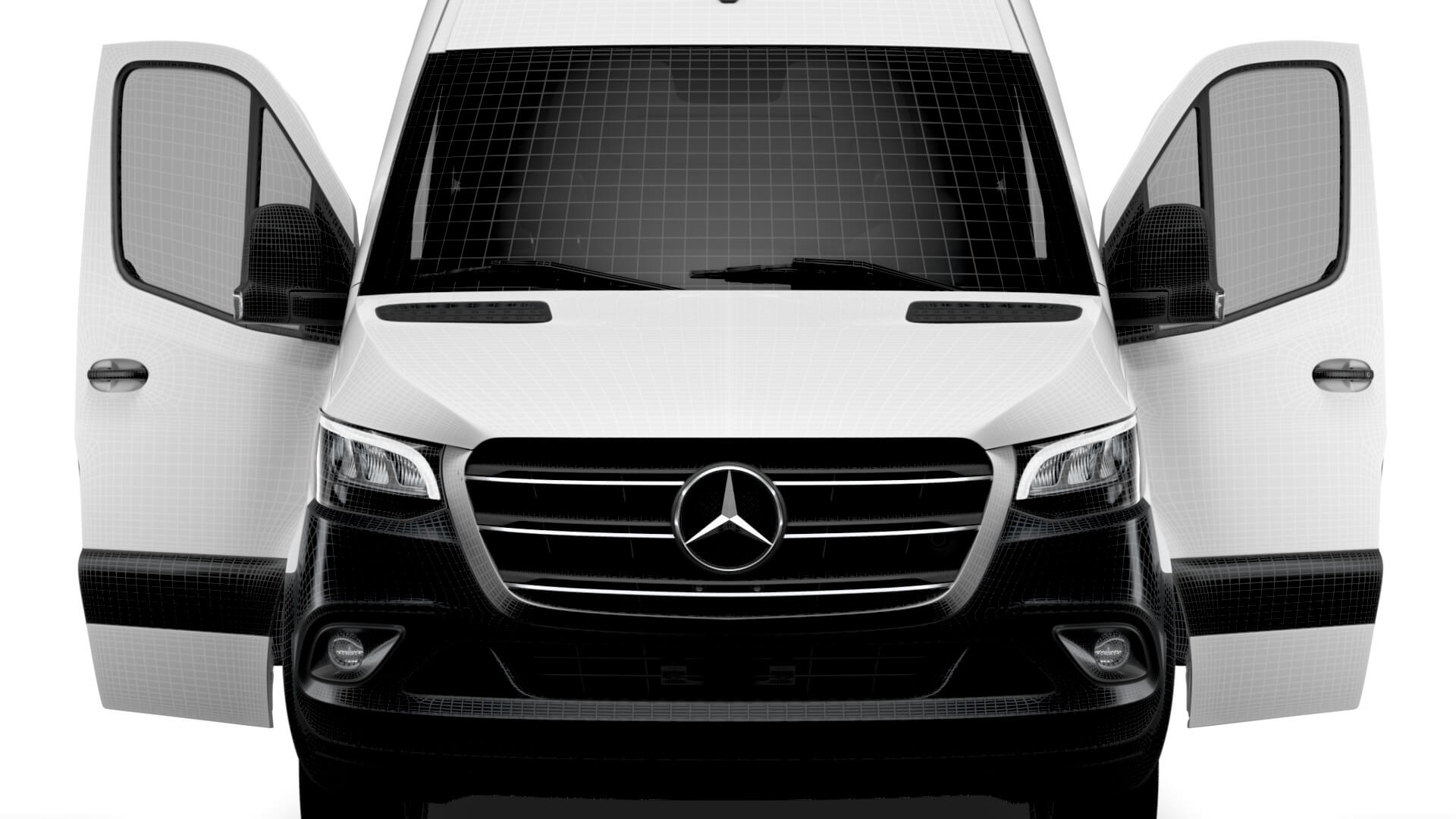 Mercedes Benz Sprinter L3H2 RWD HQ Interior 2025 - 3D Model by Creator 3D