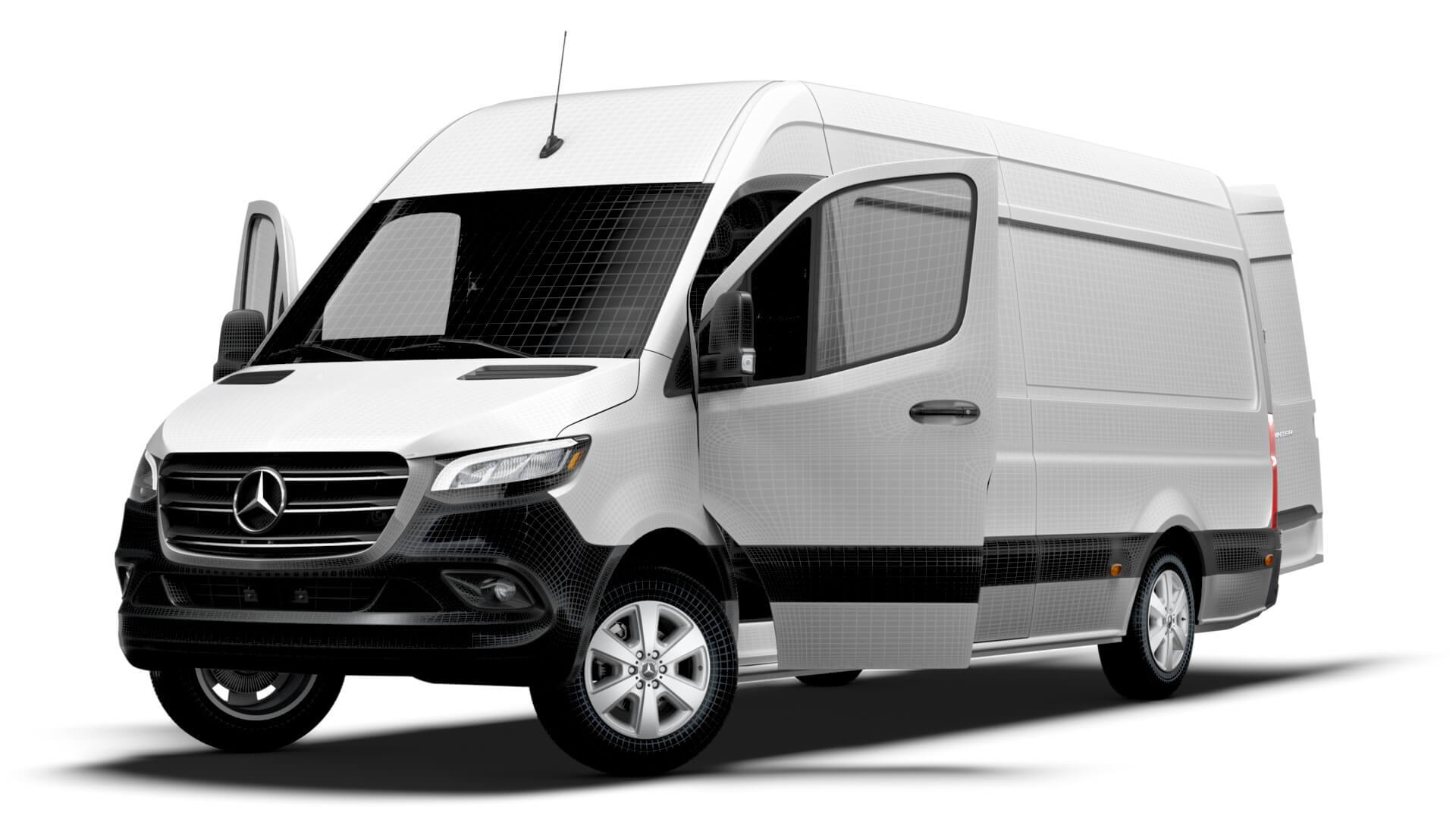 Mercedes Benz Sprinter L3H2 RWD HQ Interior 2025 - 3D Model by Creator 3D