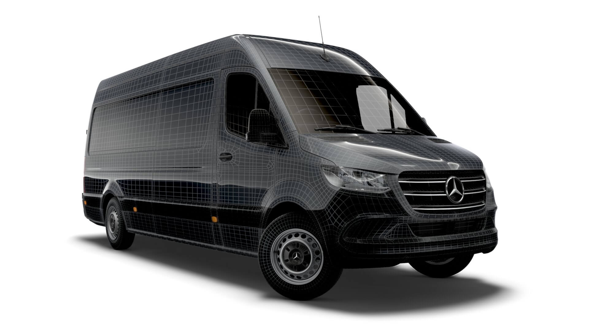 Mercedes Benz Sprinter L3H2 RWD UK-spec 2020 3D Model by Creator 3D