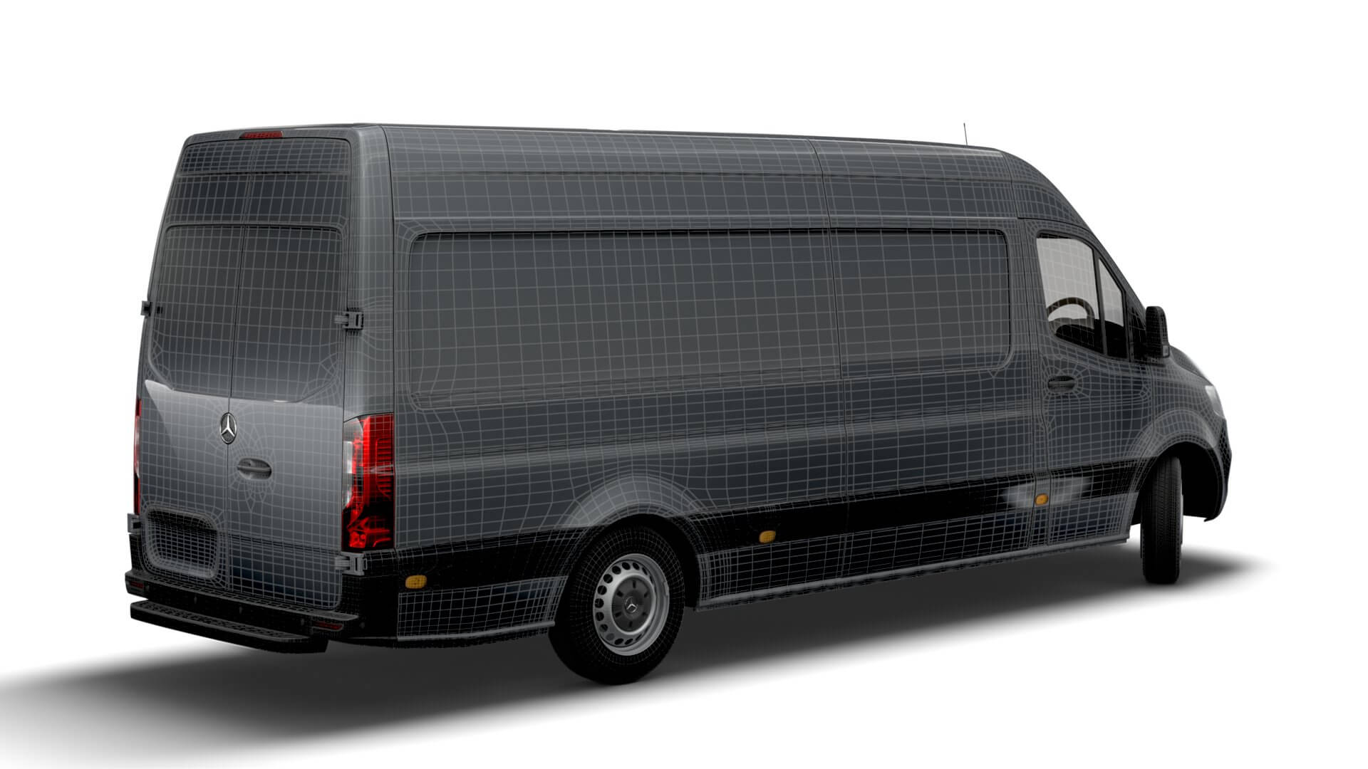 Mercedes Benz Sprinter L3H2 RWD UK-spec 2020 3D Model by Creator 3D