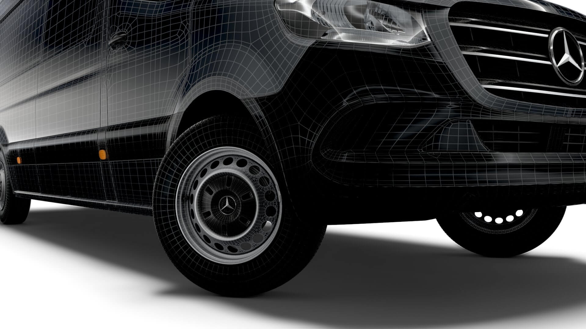 Mercedes Benz Sprinter L3H2 RWD UK-spec 2020 3D Model by Creator 3D