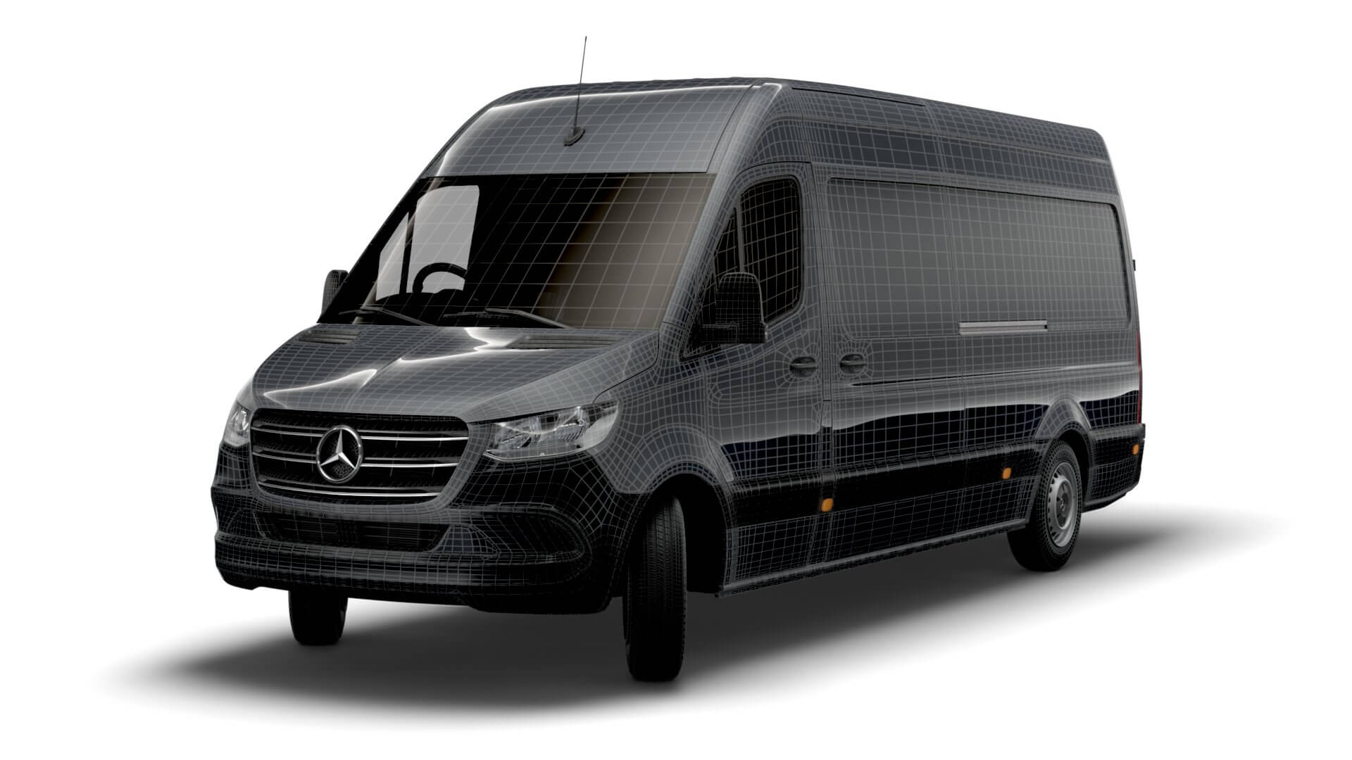 Mercedes Benz Sprinter L3H2 RWD UK-spec 2020 3D Model by Creator 3D