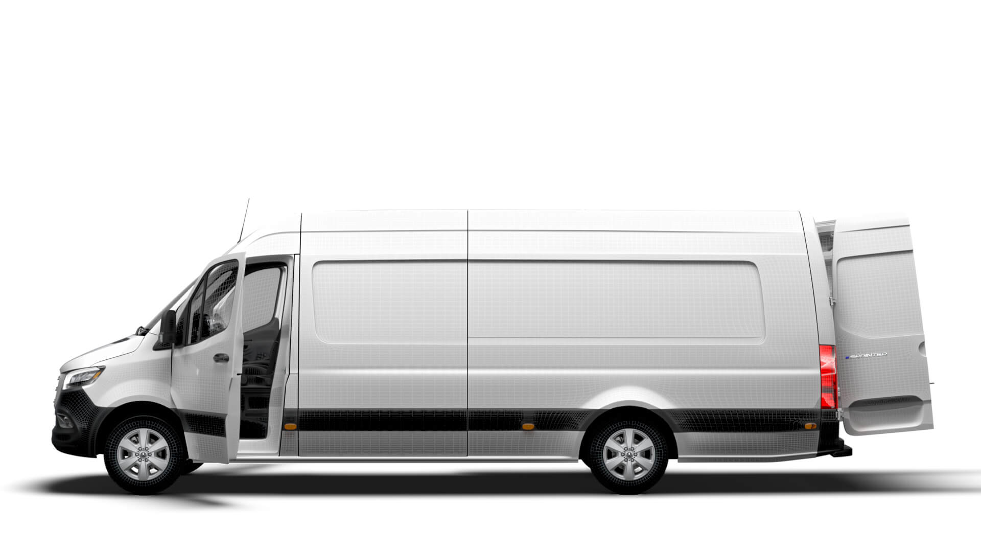 Mercedes Benz Sprinter L4H2 RWD HQ Interior 2025 - 3D Model by Creator 3D