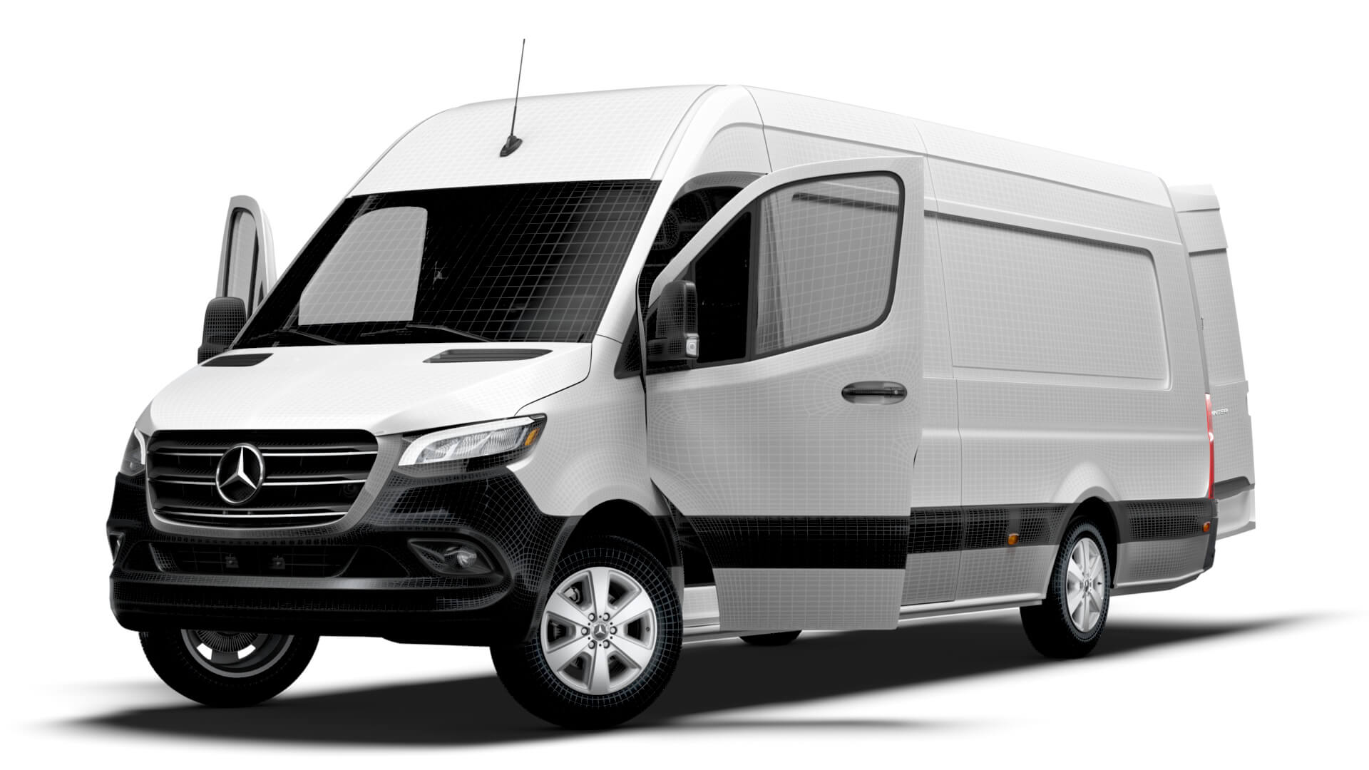 Mercedes Benz Sprinter L4H2 RWD HQ Interior 2025 - 3D Model by Creator 3D