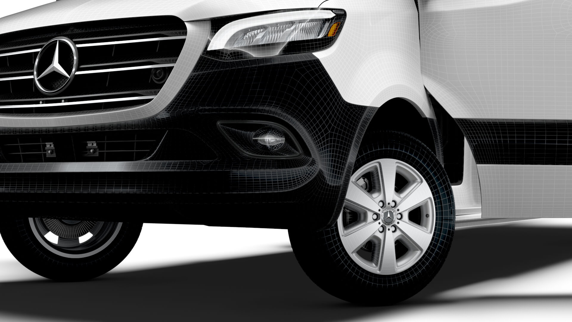 Mercedes Benz Sprinter L4H3 RWD HQ Interior 2025 - 3D Model by Creator 3D