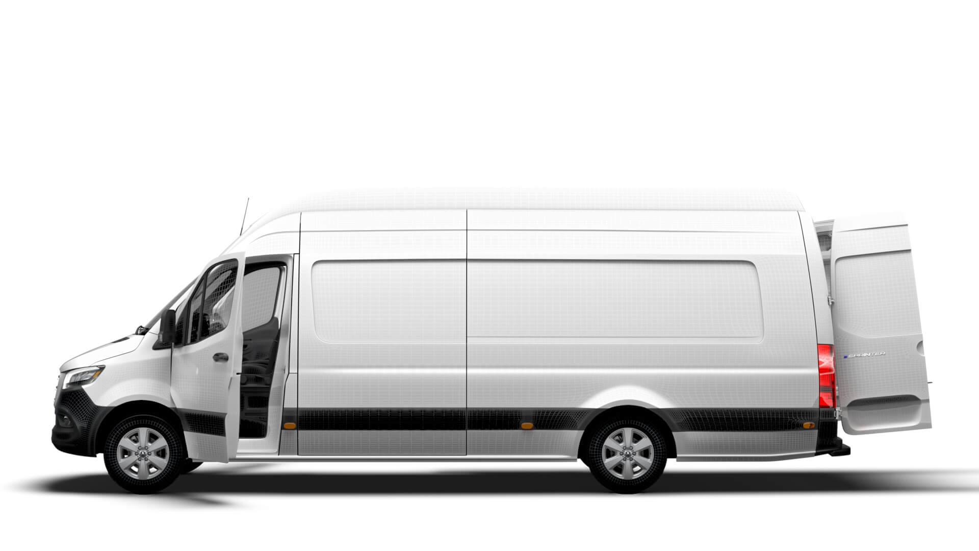 Mercedes Benz Sprinter L4H3 RWD HQ Interior 2025 - 3D Model by Creator 3D