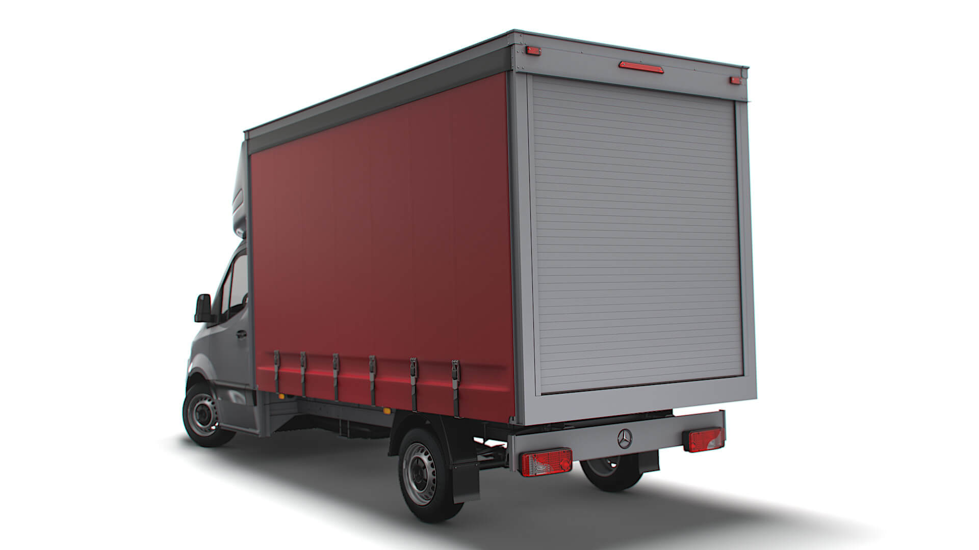 Mercedes Benz Sprinter Luton Curtainsider 2023 - 3D Model by Creator 3D
