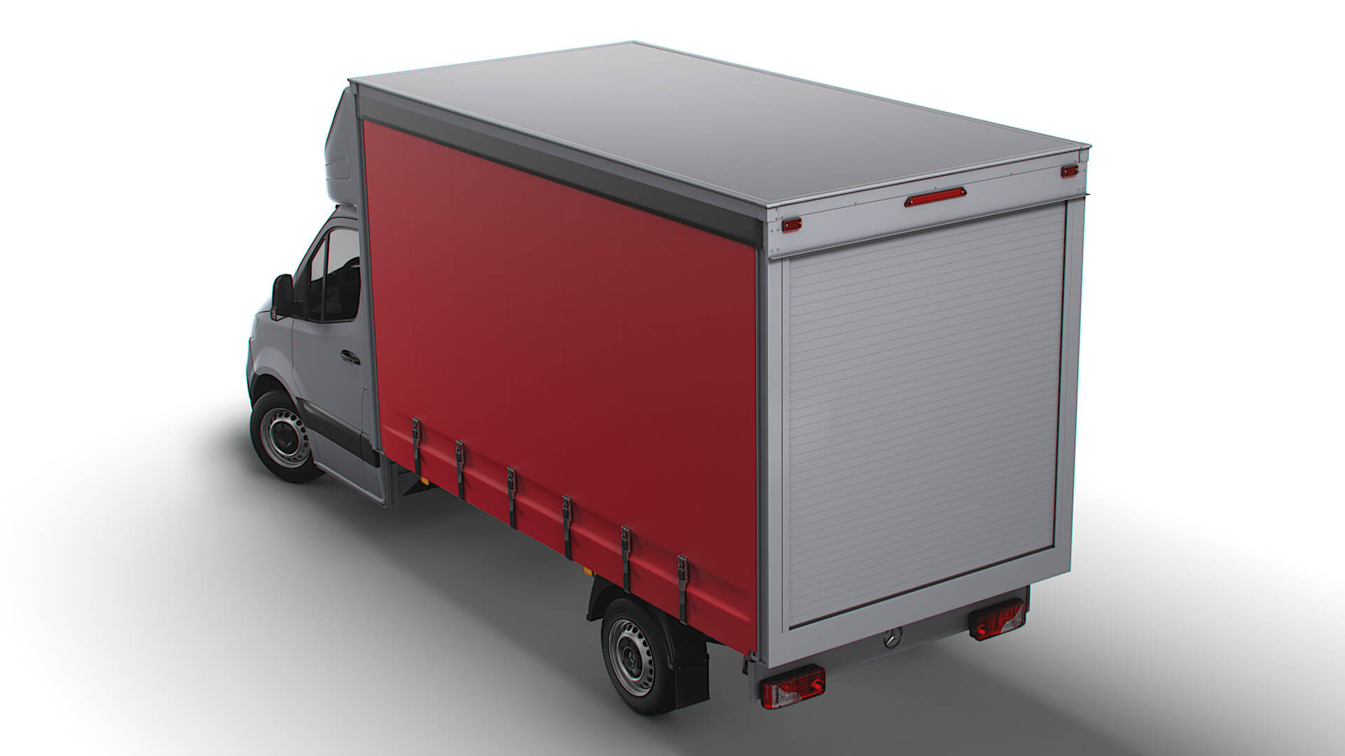 Mercedes Benz Sprinter Luton Curtainsider 2023 - 3D Model by Creator 3D