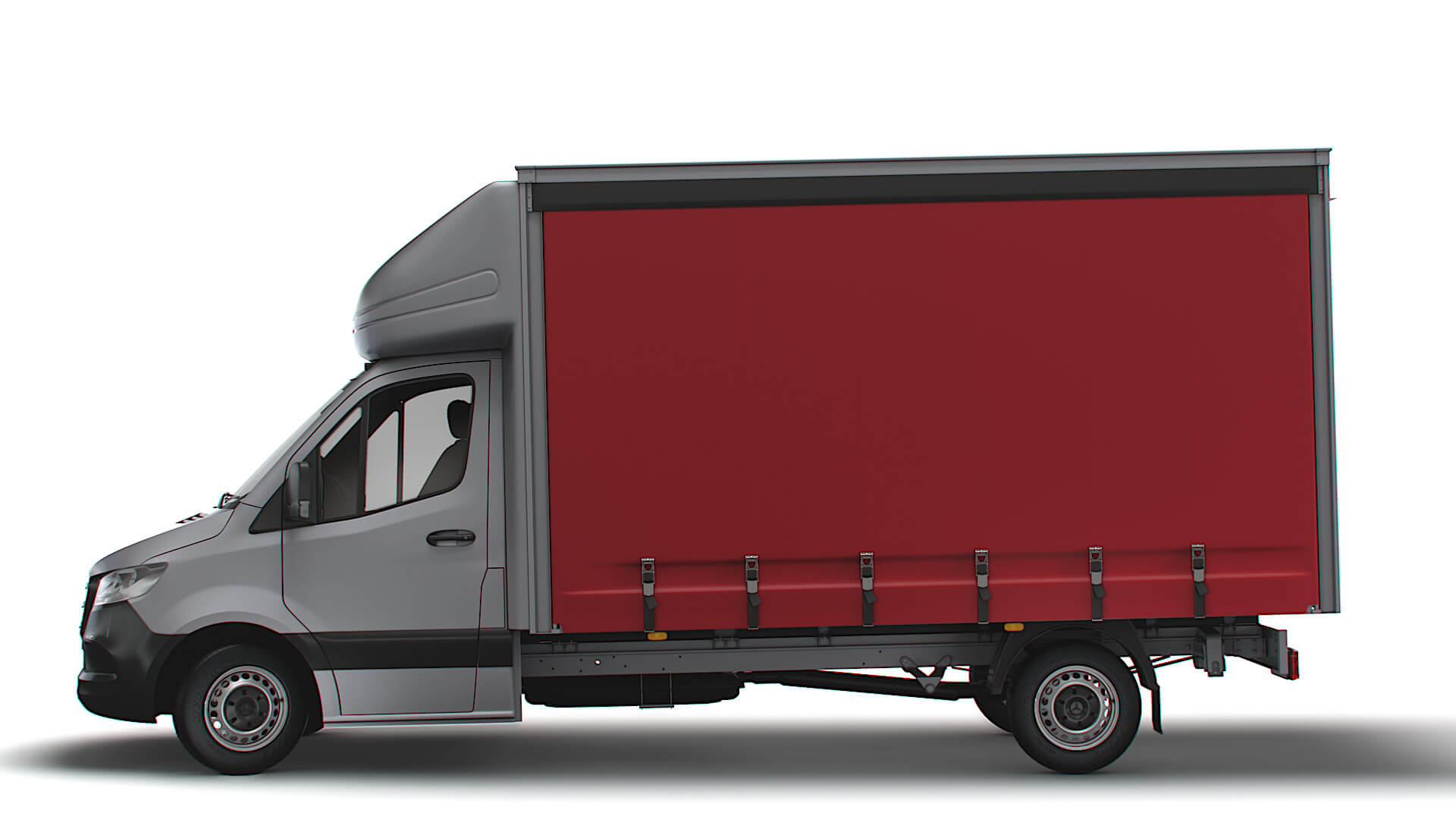 Mercedes Benz Sprinter Luton Curtainsider 2023 - 3D Model by Creator 3D