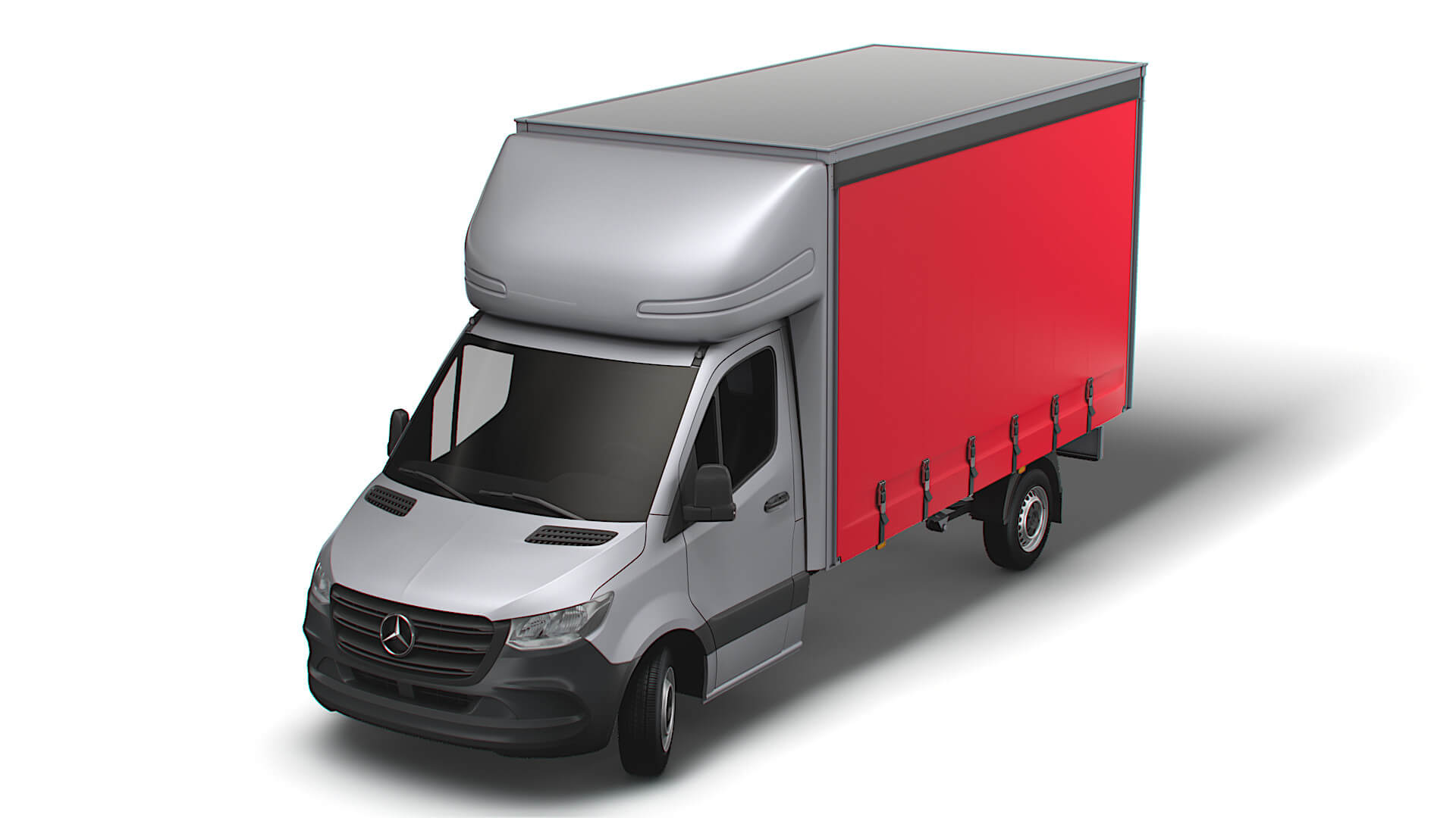 Mercedes Benz Sprinter Luton Curtainsider 2023 - 3D Model by Creator 3D