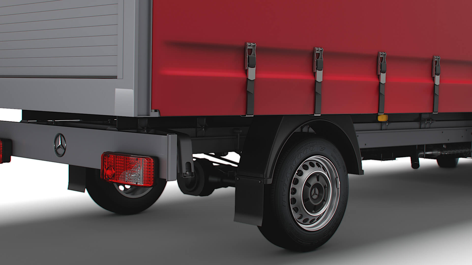 Mercedes Benz Sprinter Luton Curtainsider 2023 - 3D Model by Creator 3D