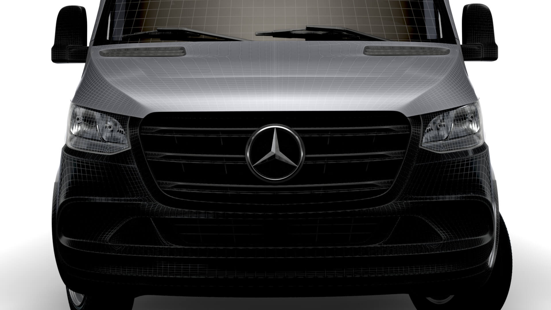 Mercedes Benz Sprinter Luton Curtainsider 2023 - 3D Model by Creator 3D