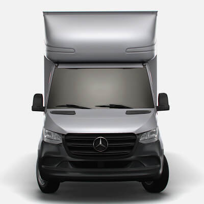 Mercedes Benz Sprinter Luton Curtainsider 2023 - 3D Model by Creator 3D