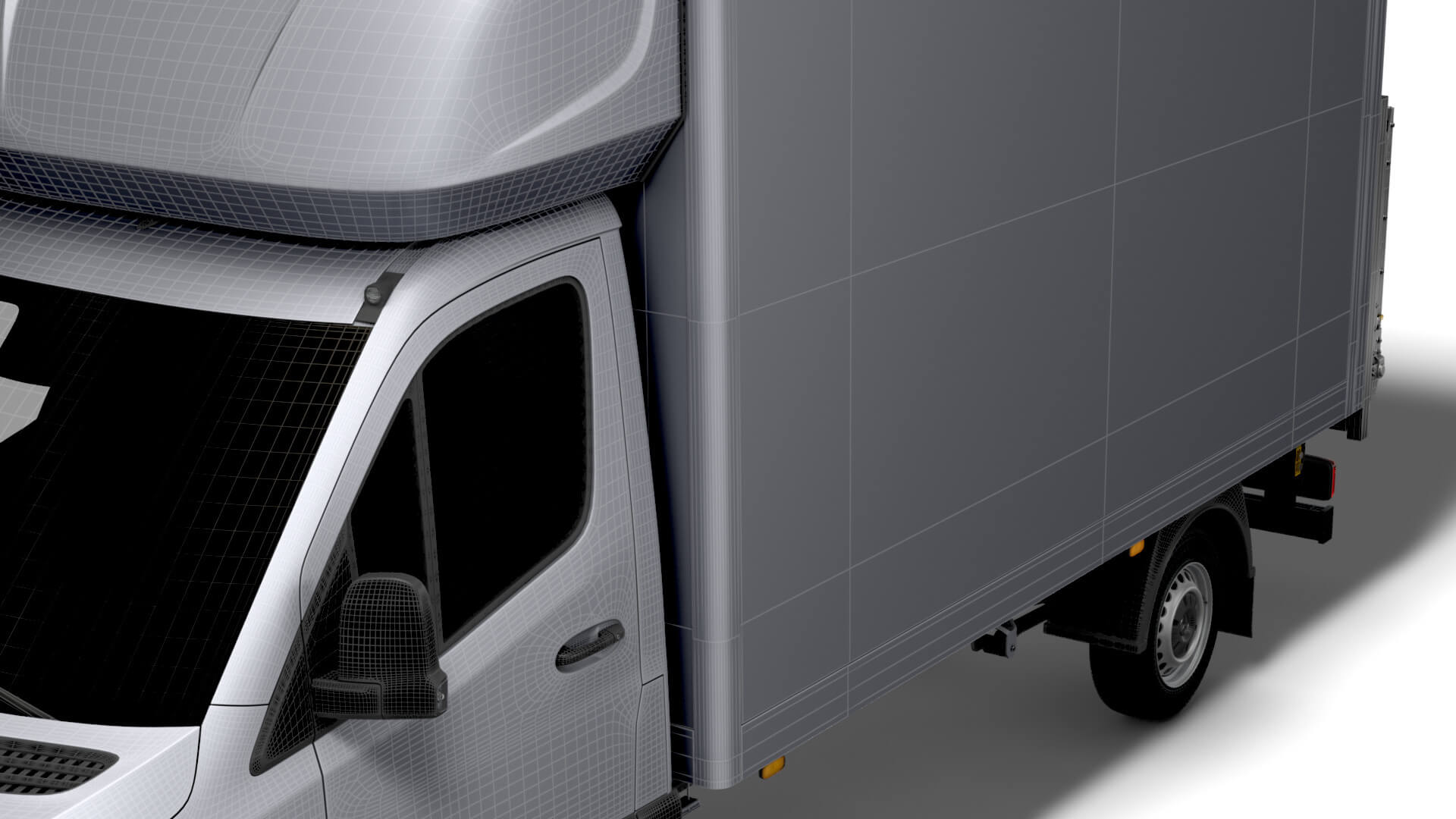 Mercedes Benz Sprinter Luton Tail Lift 2023 - 3D Model by Creator 3D