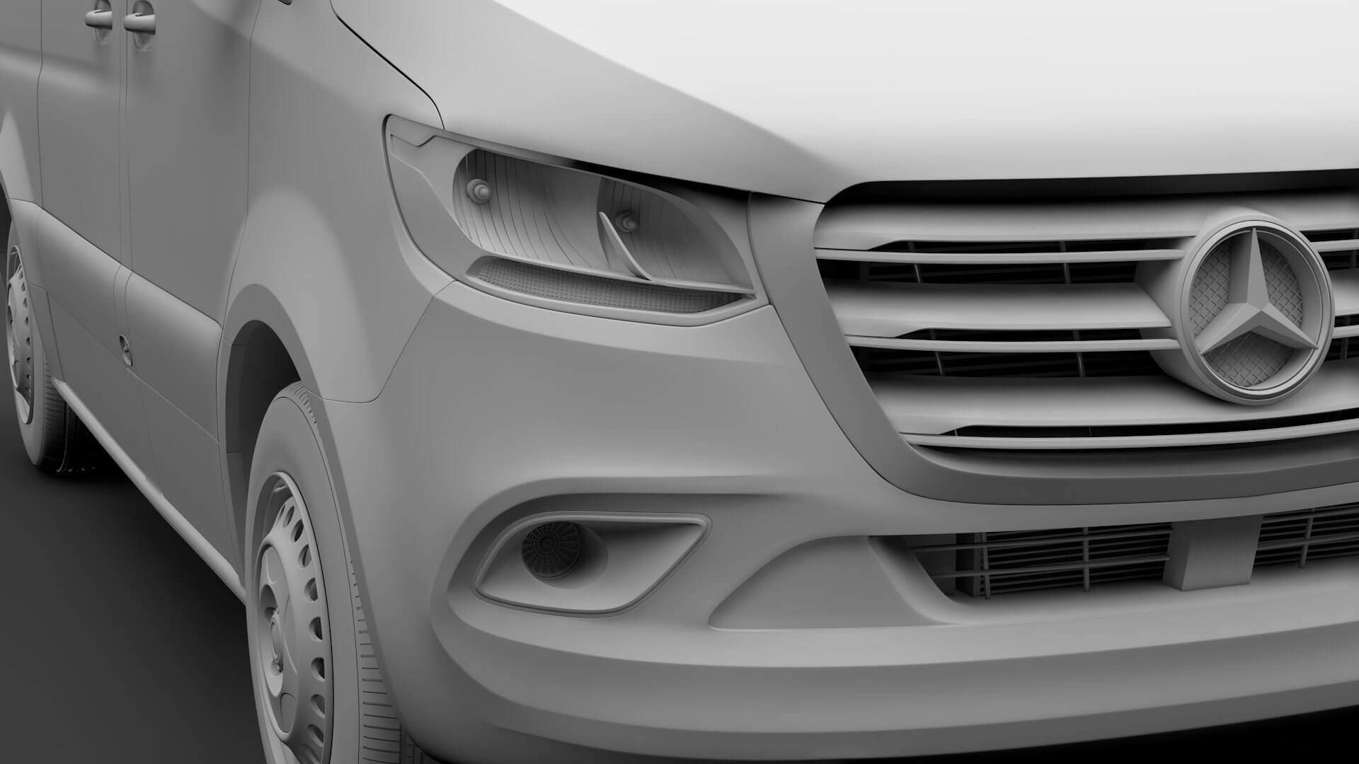 Mercedes Benz Sprinter Panel Van L1H1 FWD 2019 - 3D Model by Creator 3D