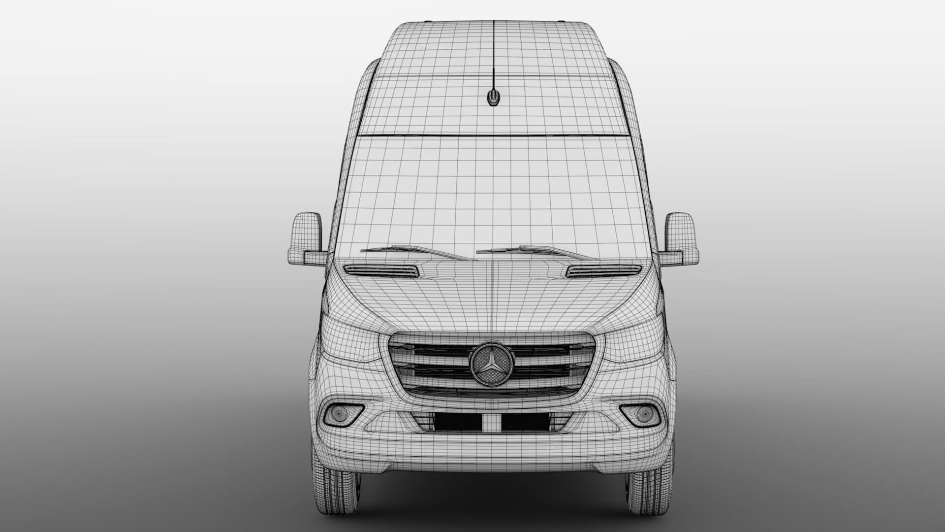 Mercedes Benz Sprinter Panel Van L3H3 RWD 2019 - 3D Model by Creator 3D