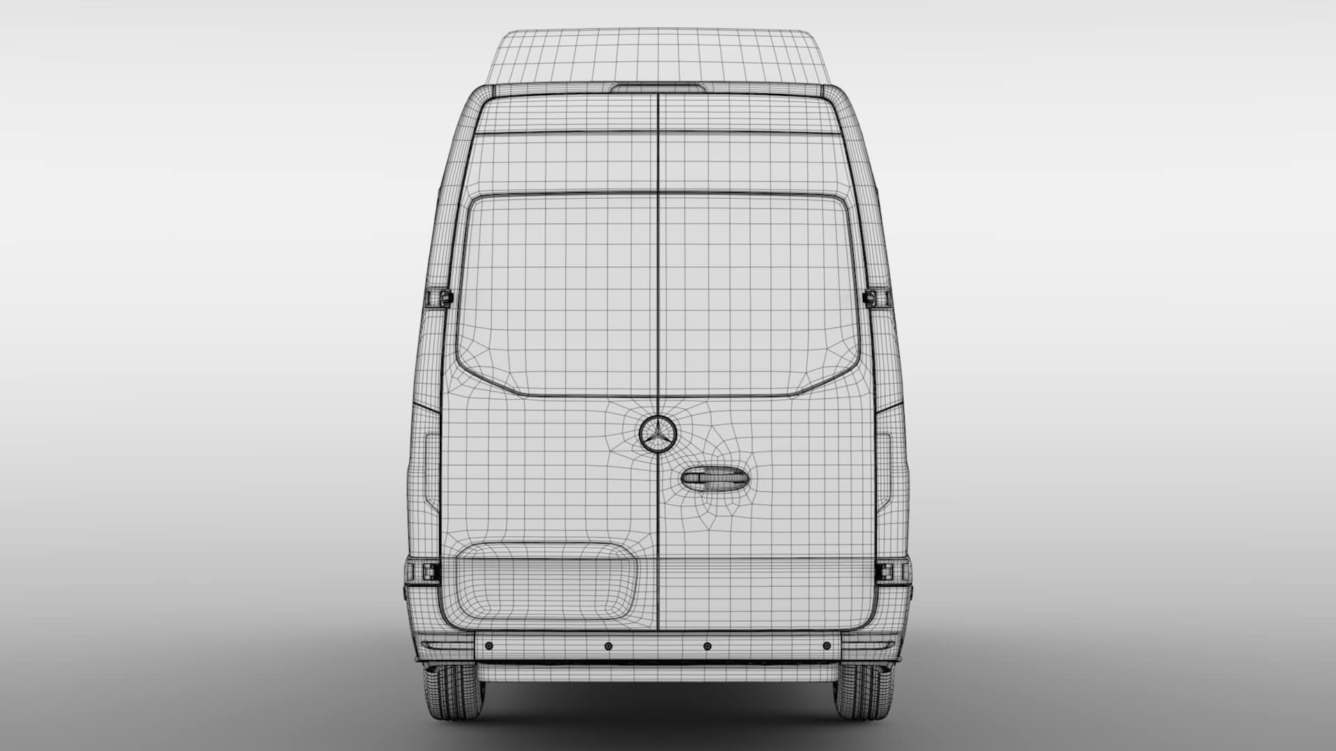 Mercedes Benz Sprinter Panel Van L3H3 RWD 2019 - 3D Model by Creator 3D