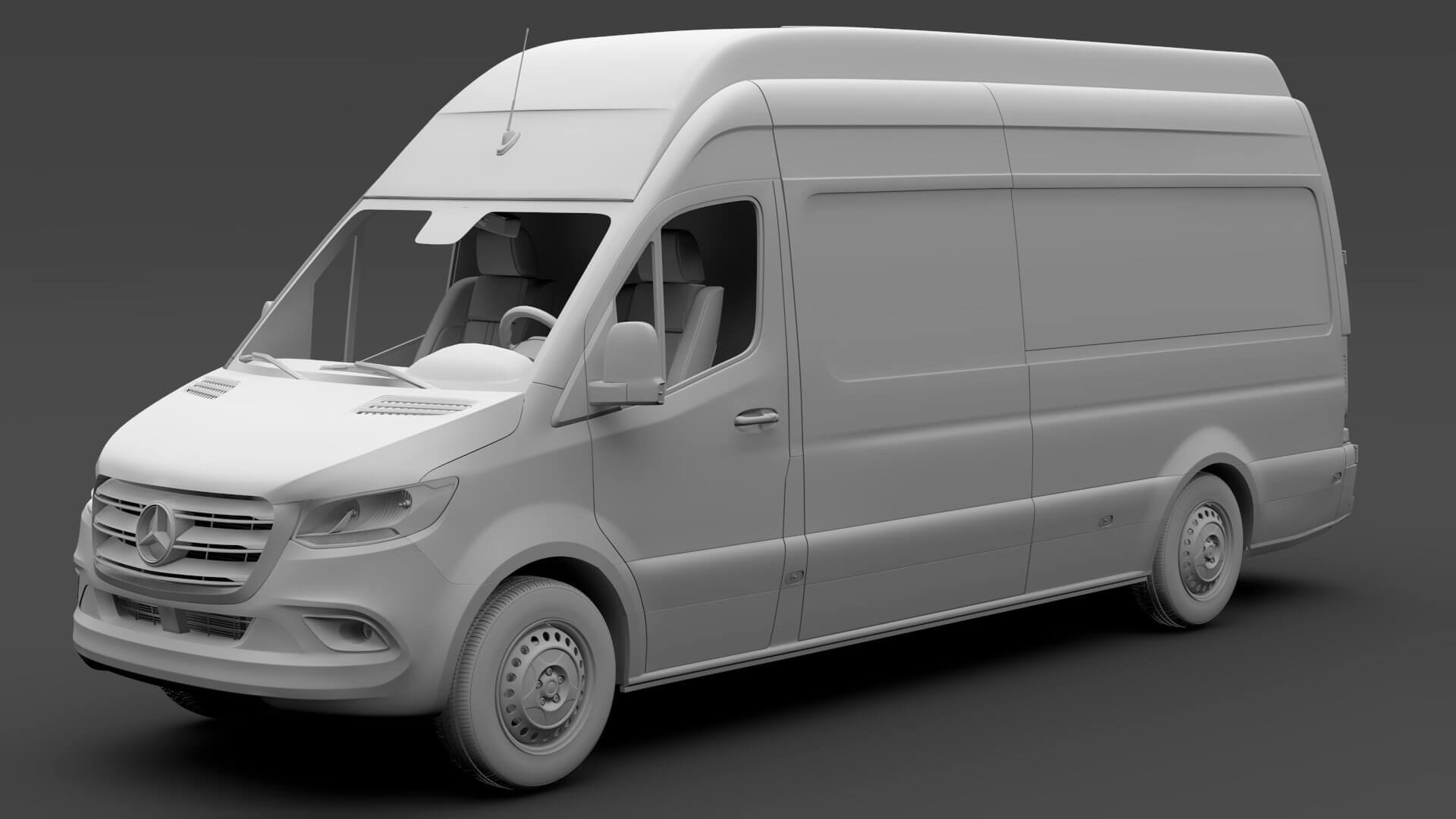 Mercedes Benz Sprinter Panel Van L3H3 RWD 2019 - 3D Model by Creator 3D