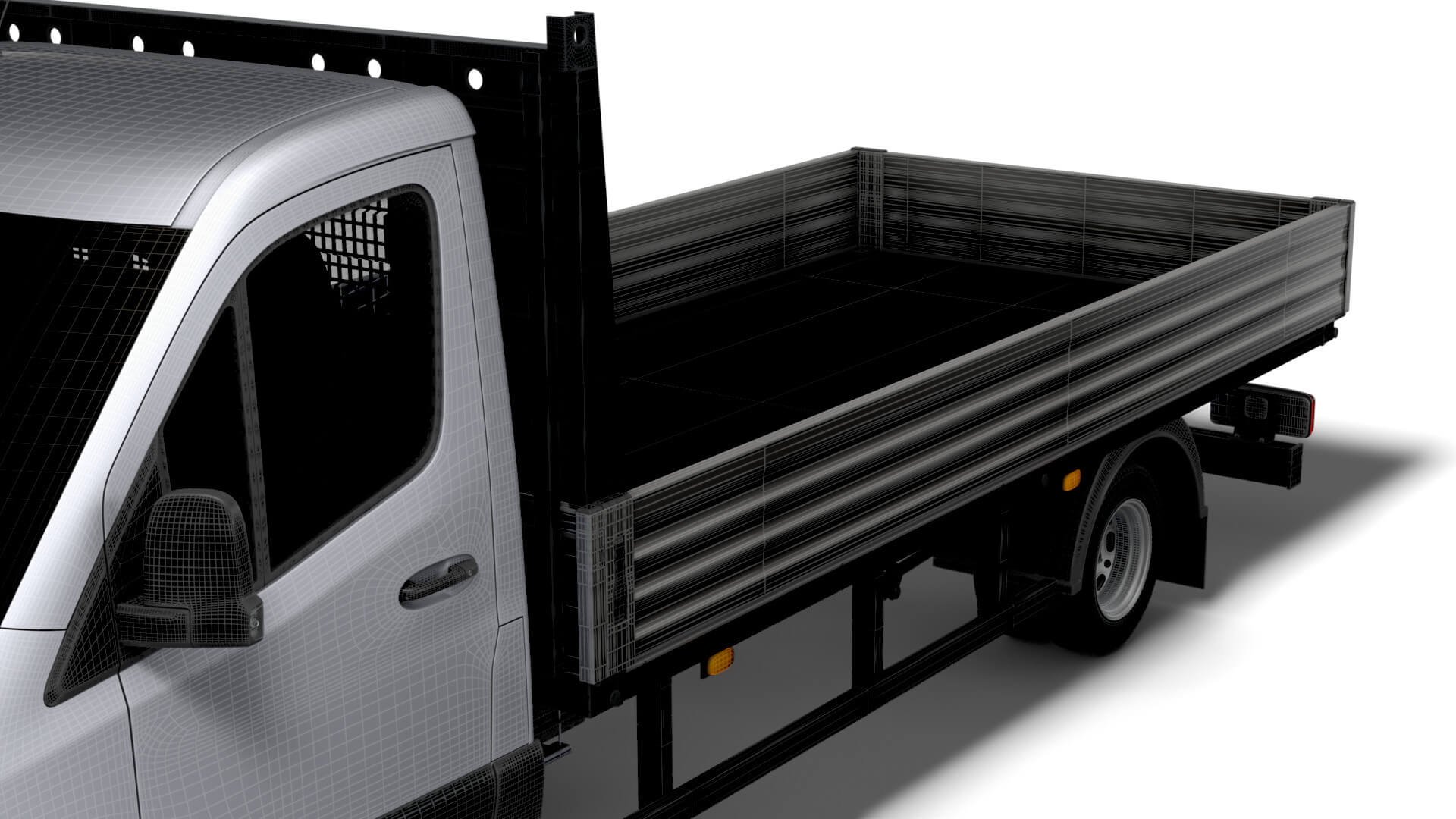 Mercedes Benz Sprinter Single Cab Tipper 2023 - 3D Model by Creator 3D