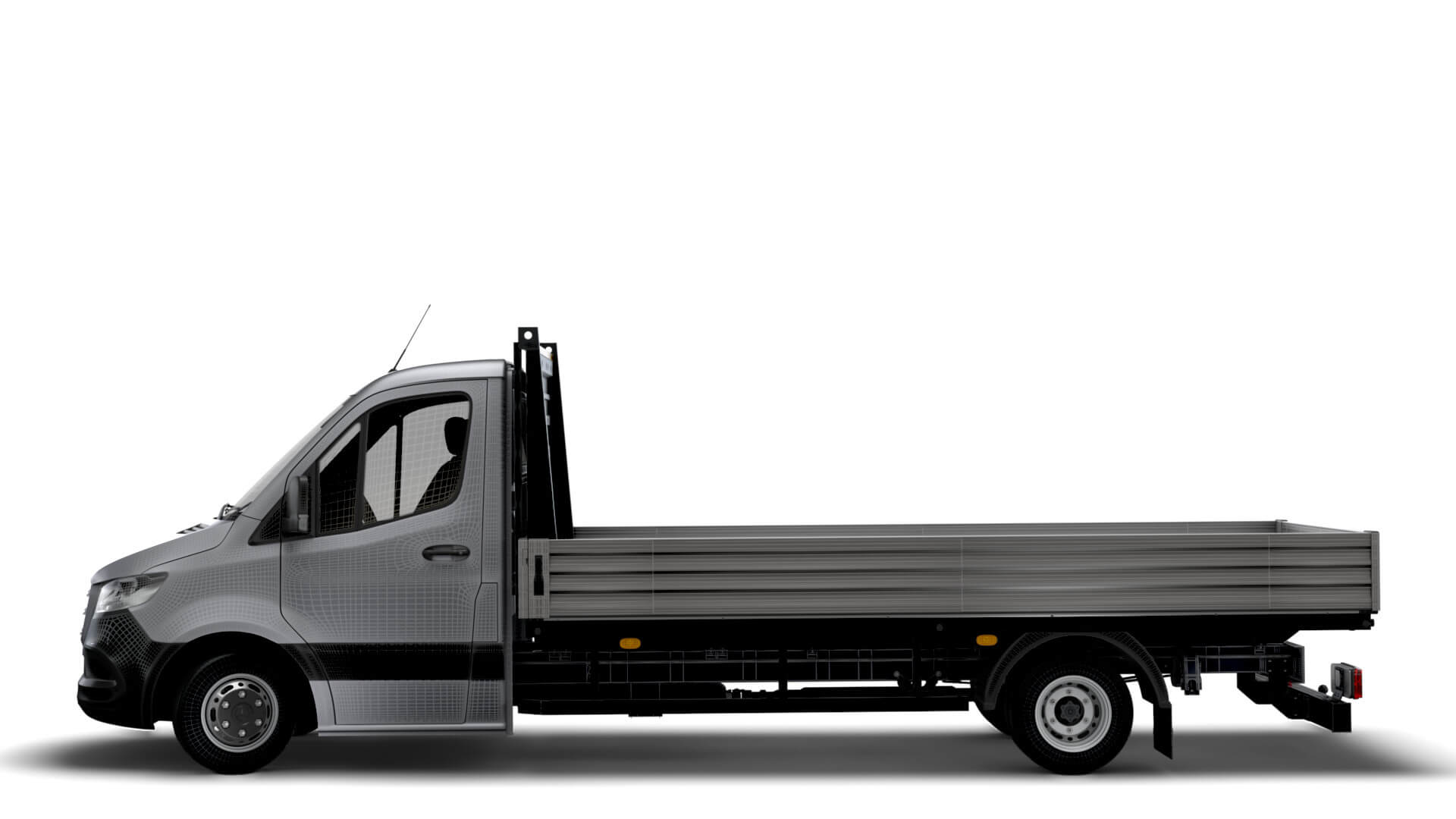 Mercedes Benz Sprinter Single Cab Tipper 2023 - 3D Model by Creator 3D