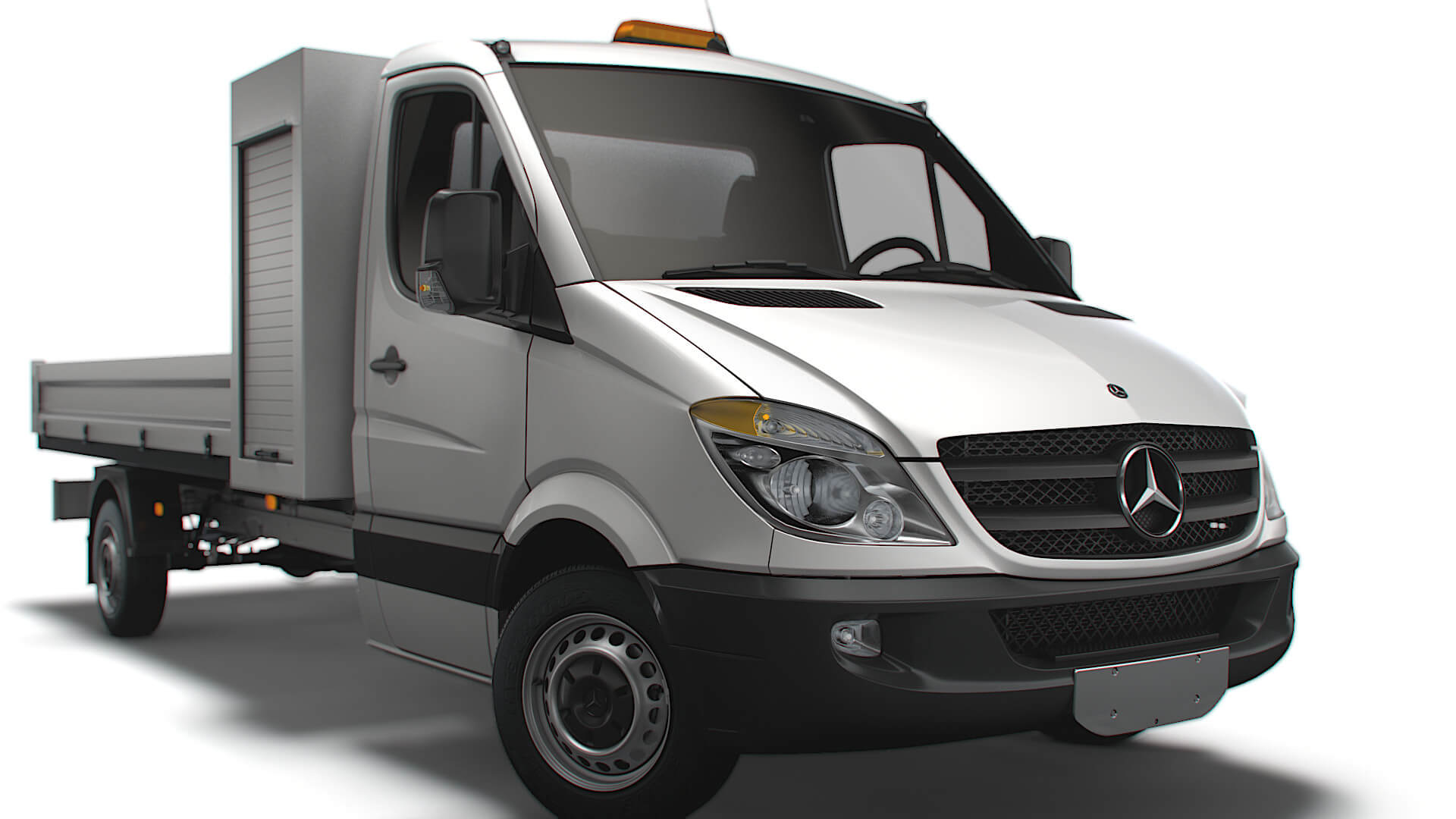 Mercedes Benz Sprinter Single Cab Tipper Toolpod 2008 - 3D Model by ...
