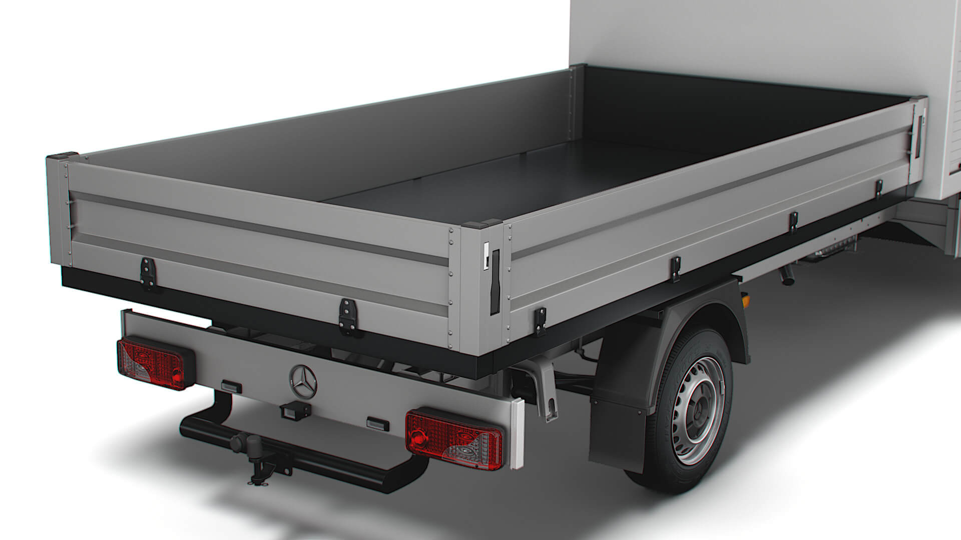 Mercedes Benz Sprinter Single Cab Tipper Toolpod 2008 - 3D Model by ...