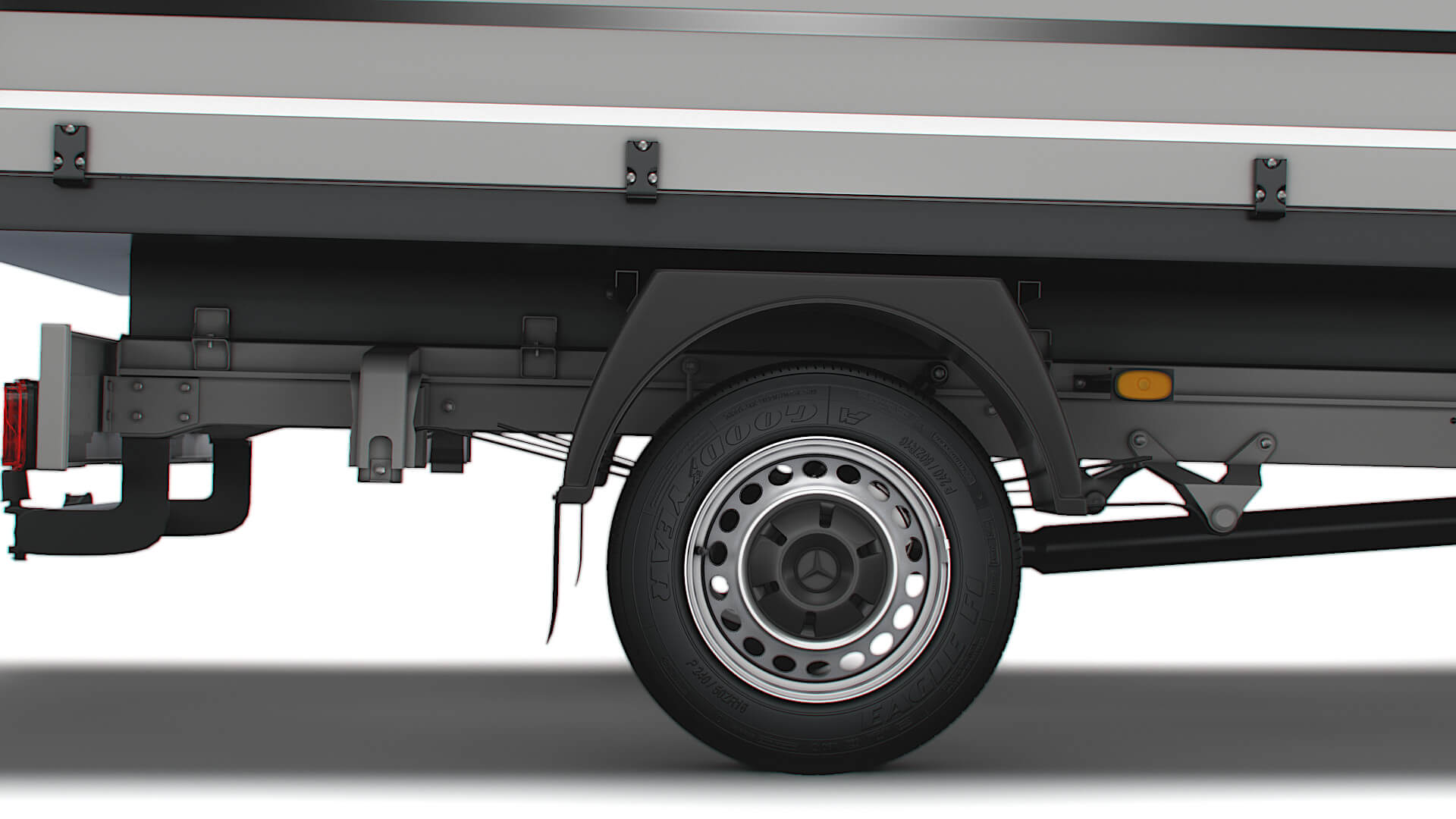 Mercedes Benz Sprinter Single Cab Tipper Toolpod 2008 - 3D Model by ...