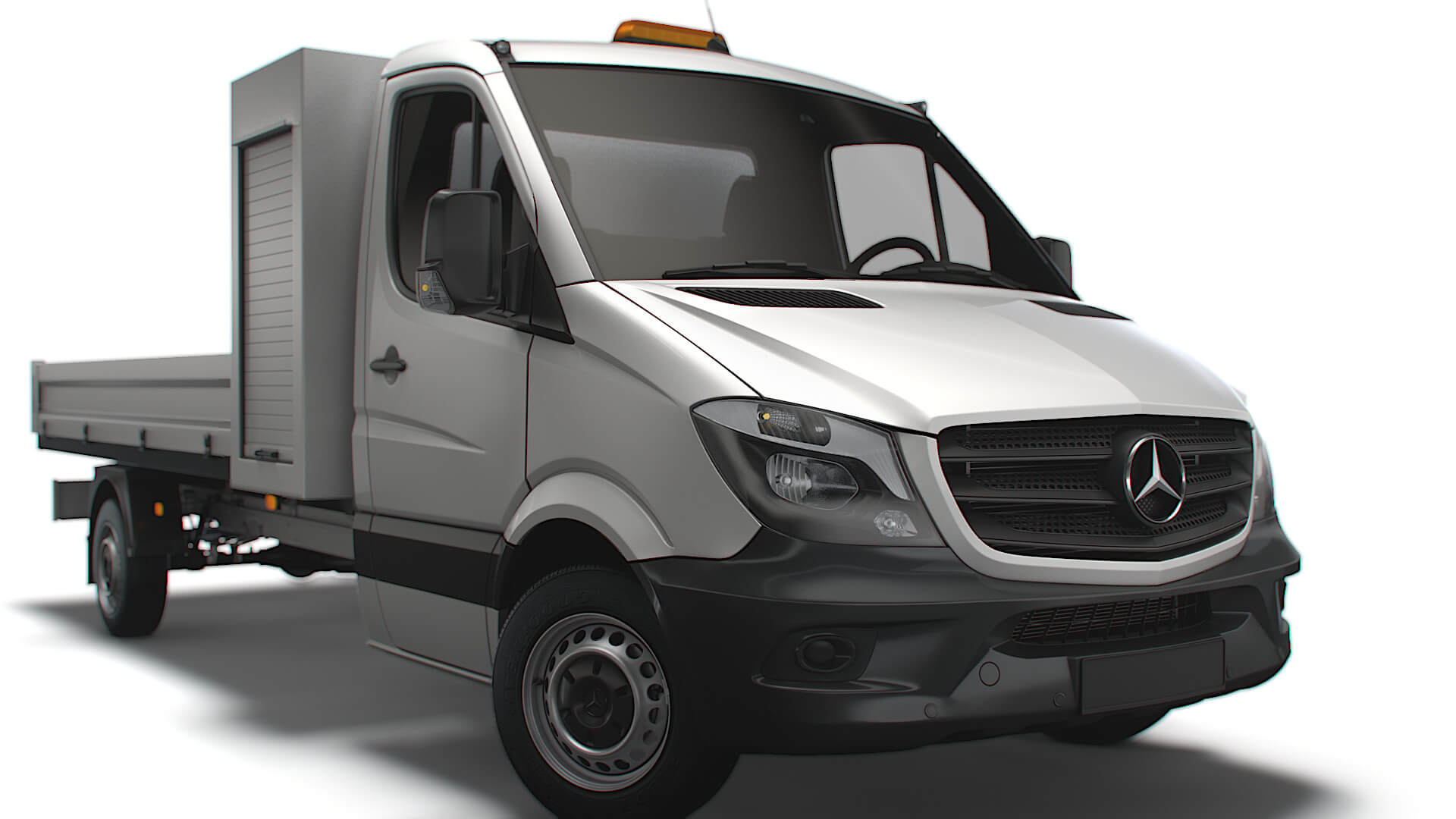 Mercedes Benz Sprinter Single Cab Tipper Toolpod 2018 - 3D Model by ...