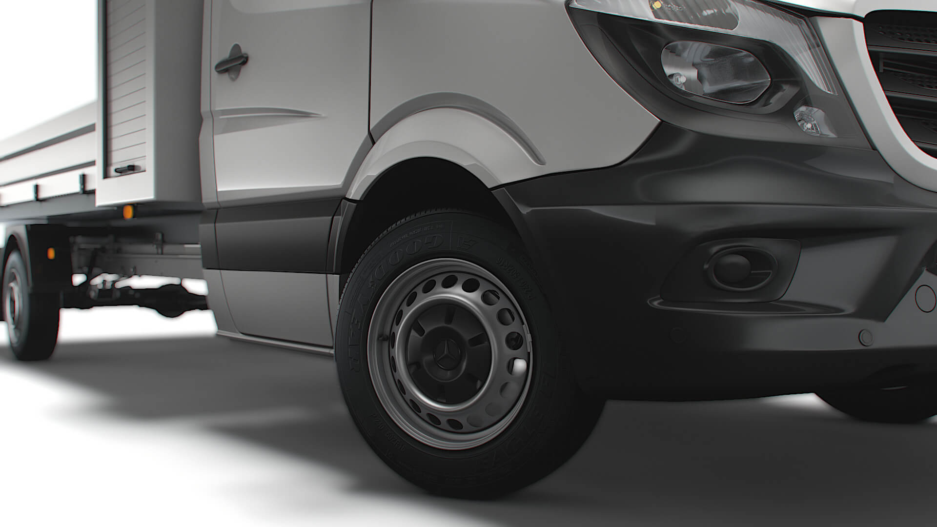 Mercedes Benz Sprinter Single Cab Tipper Toolpod 2018 - 3D Model by ...