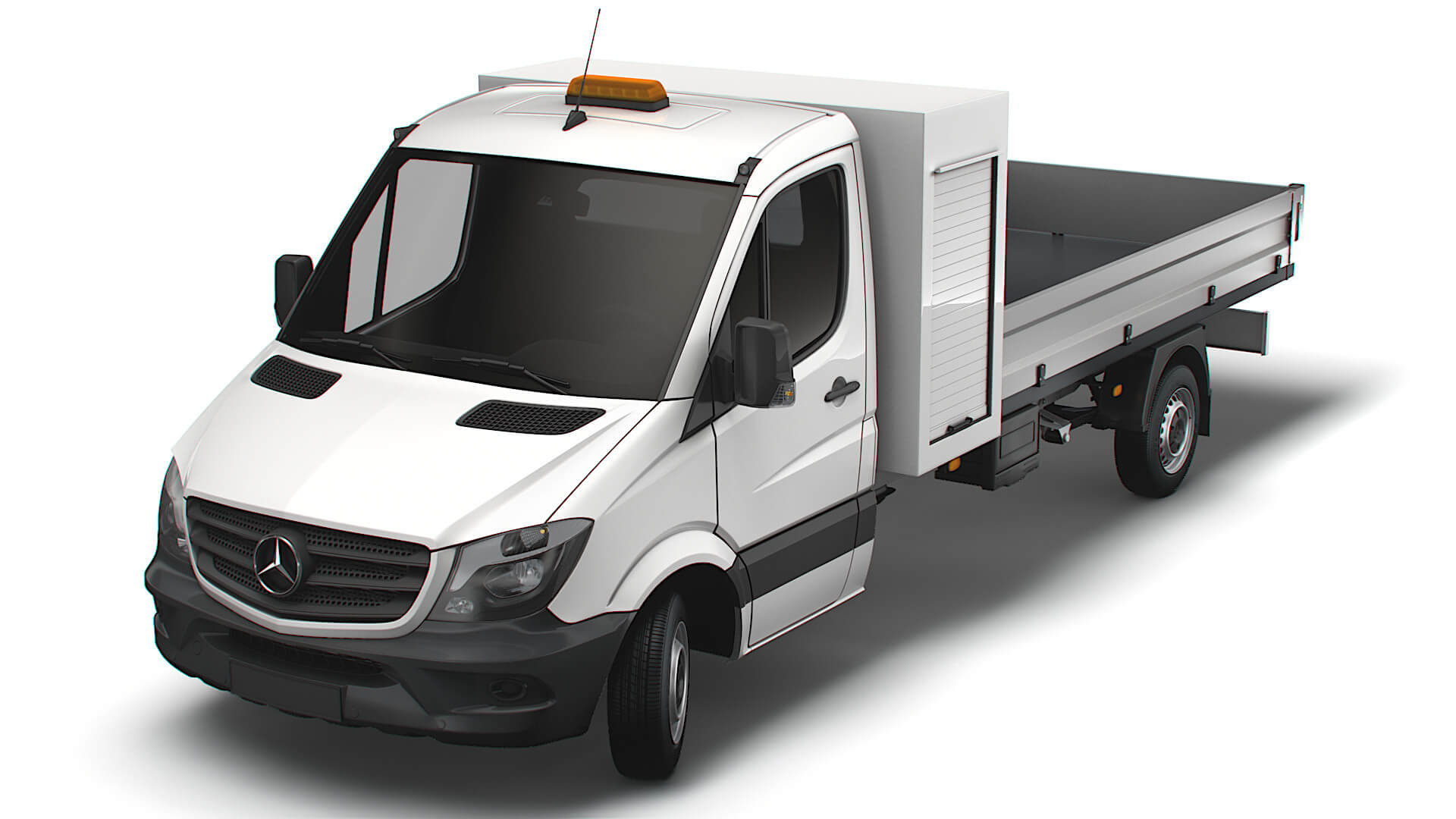 Mercedes Benz Sprinter Single Cab Tipper Toolpod 2018 - 3D Model by ...