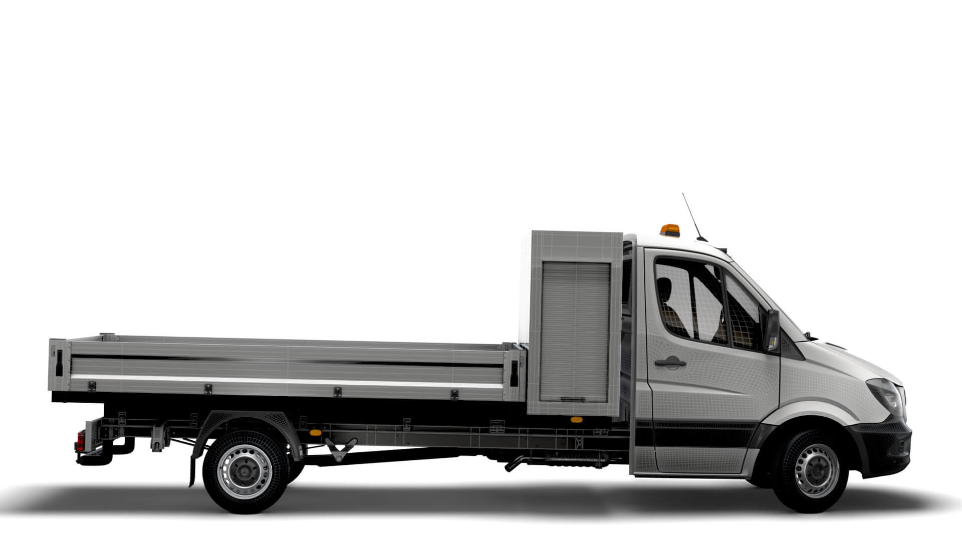 Mercedes Benz Sprinter Single Cab Tipper Toolpod 2018 - 3D Model by ...