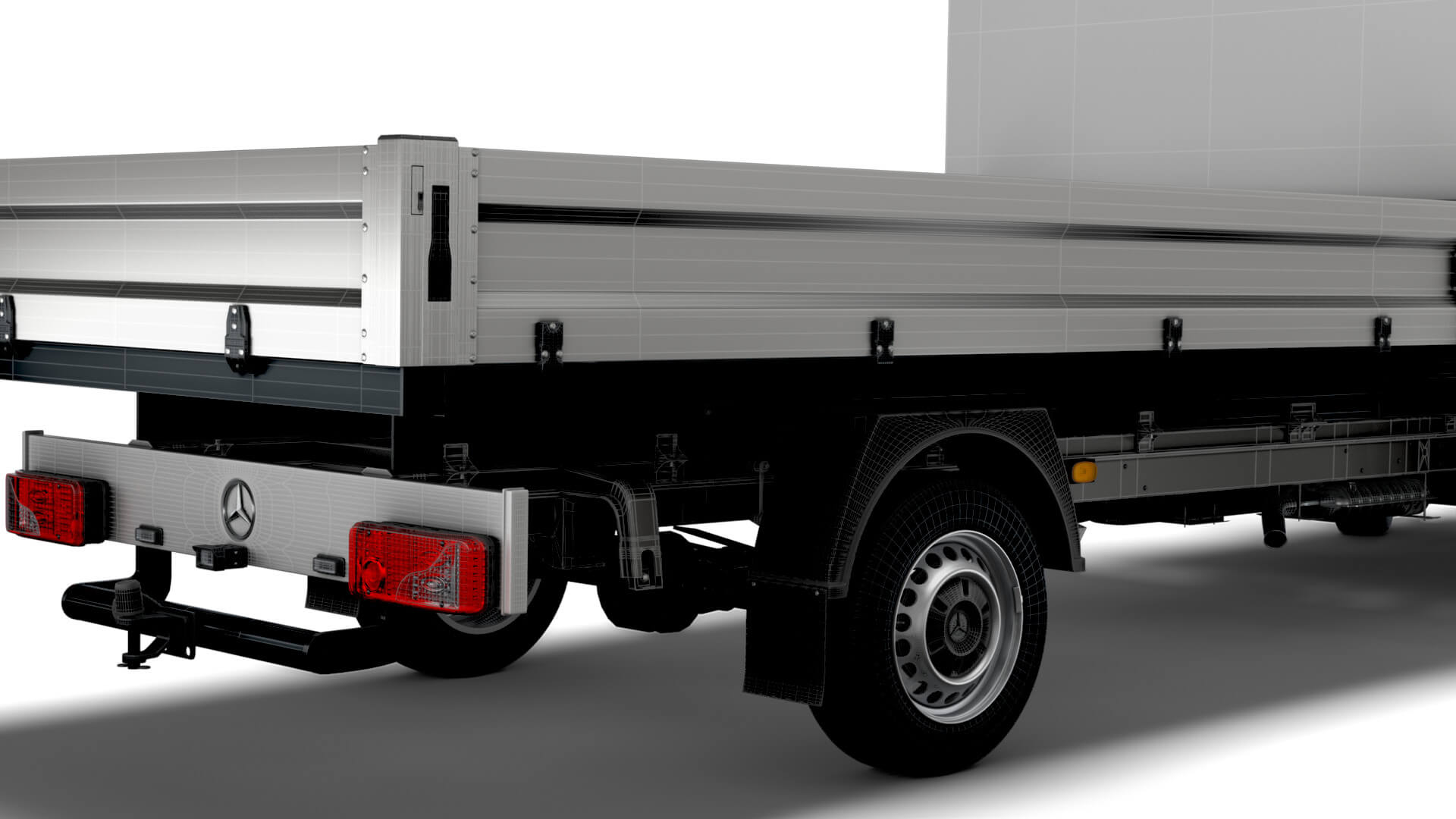 Mercedes Benz Sprinter Single Cab Tipper Toolpod 2018 - 3D Model by ...