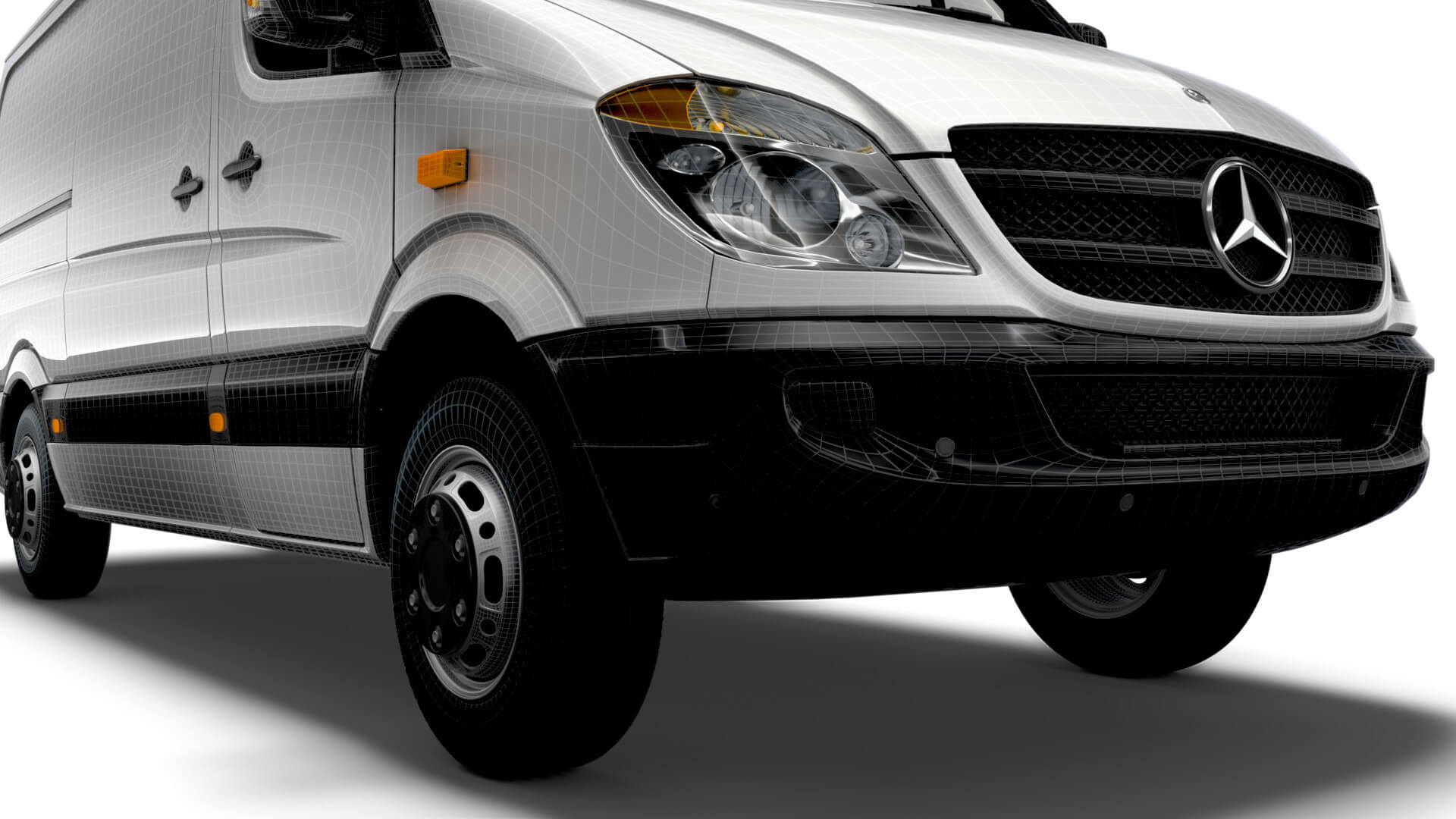 Mercedes Benz Sprinter Van L2H1 2008 - 3D Model by Creator 3D